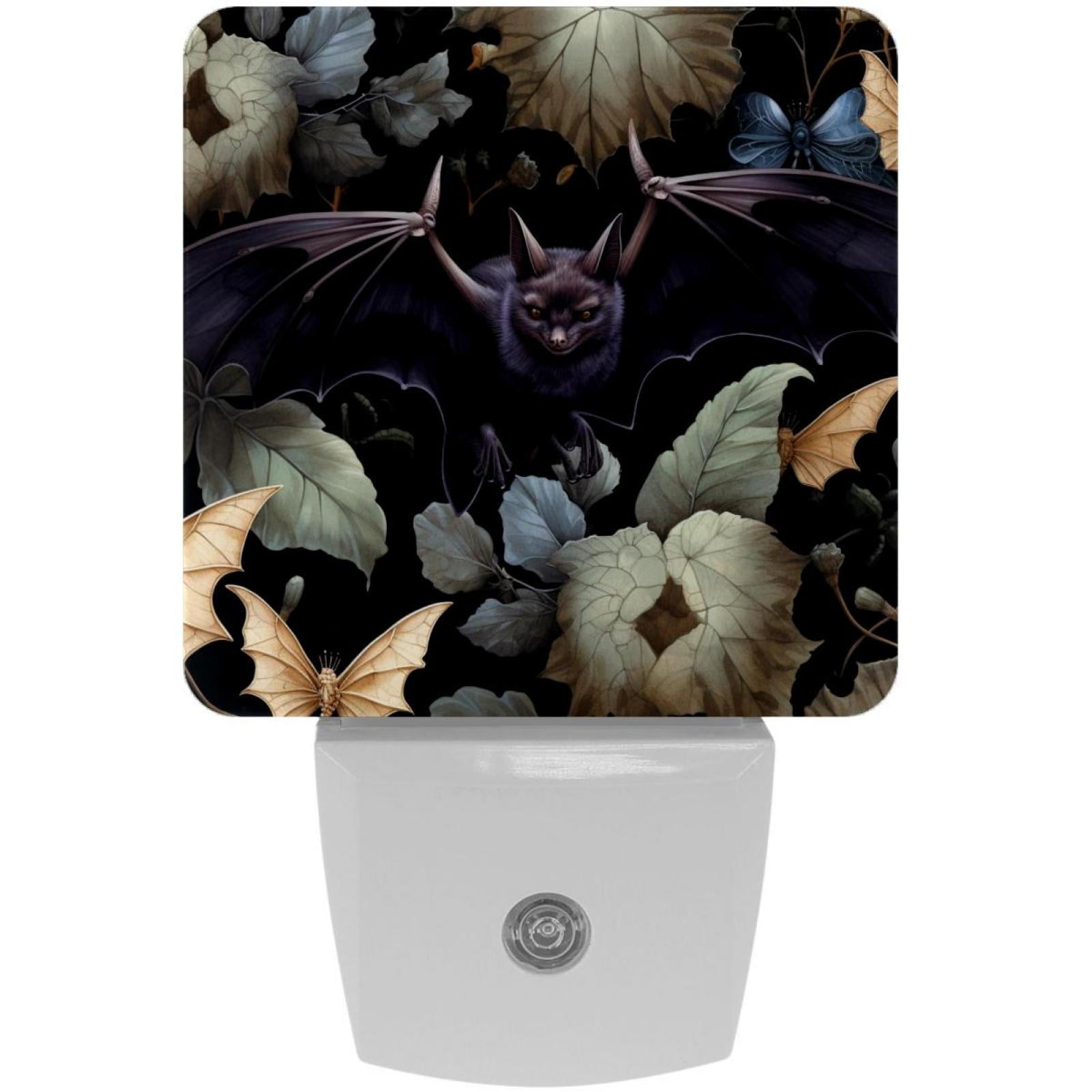 Bats LED Square Night Lights - Portable and Stylish for Bedroom and ...