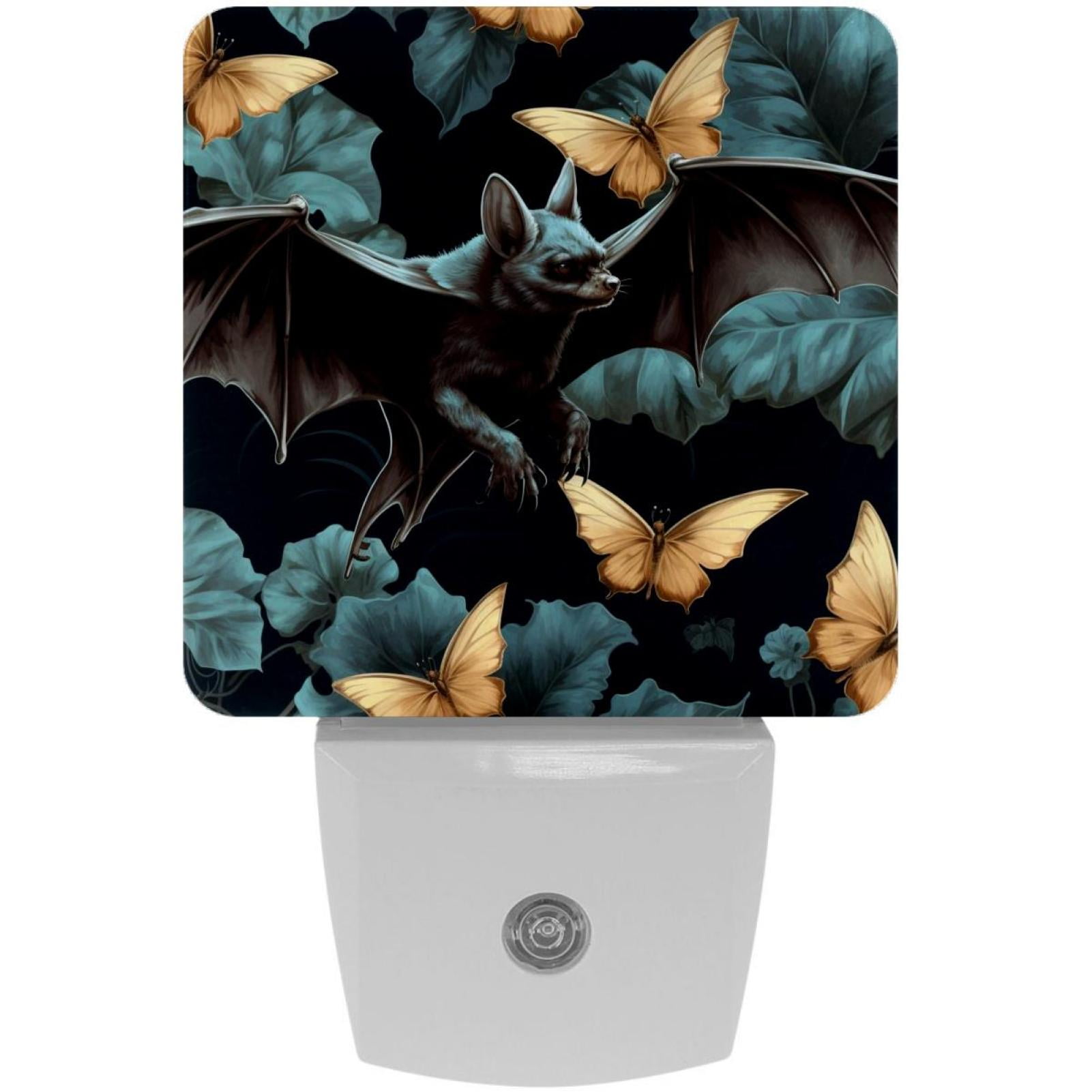 Bats LED Square Night Lights - Small and Bright Illumination for Your ...