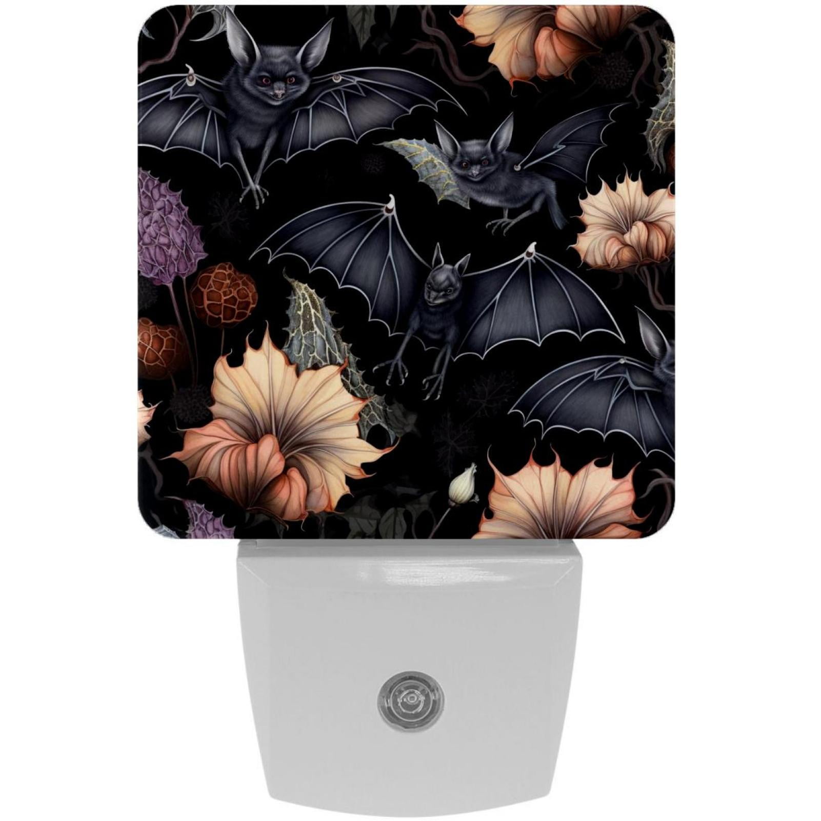 Bats LED Square Night Lights - Small and Bright Illumination for Your ...