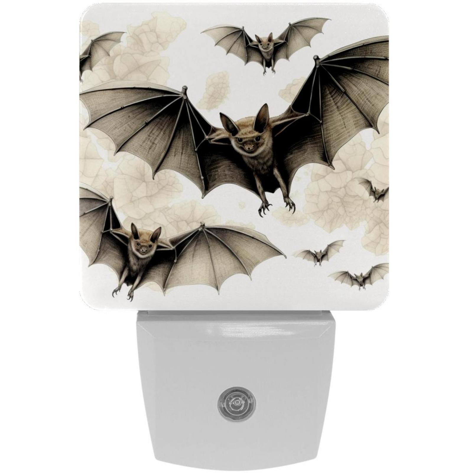 Bats LED Square Night Lights - Stylish and Energy-Efficient Room ...