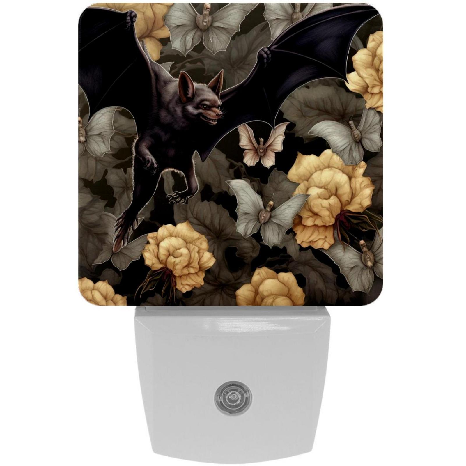 Bats LED Square Night Lights - Stylish and Energy-Efficient Room ...