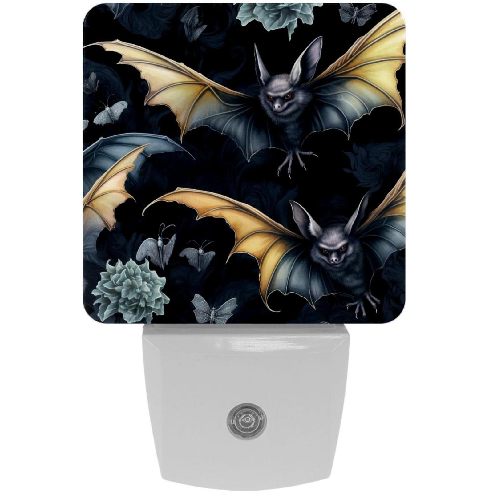 Bats LED Square Night Lights for a Bright and Stylish Ambiance - Ideal ...