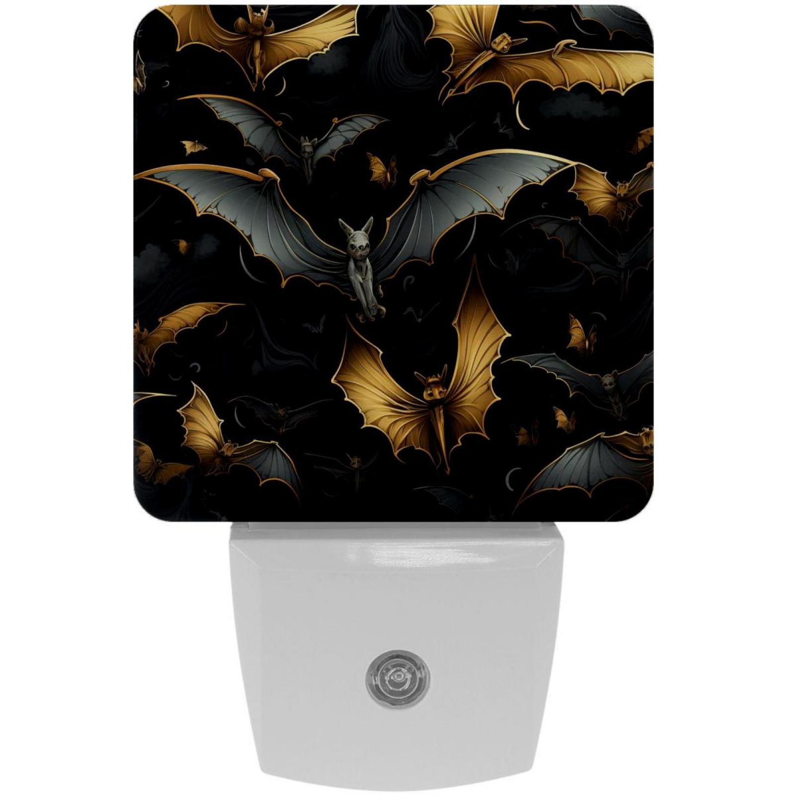 Bats LED Square Night Lights for a Bright and Stylish Ambiance - Ideal ...