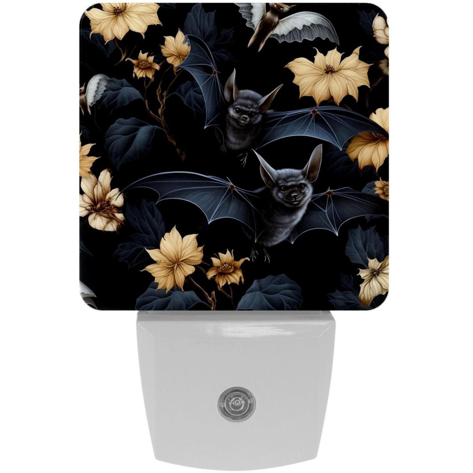 Bats LED Square Night Lights with Motion Sensor - Modern and Energy ...