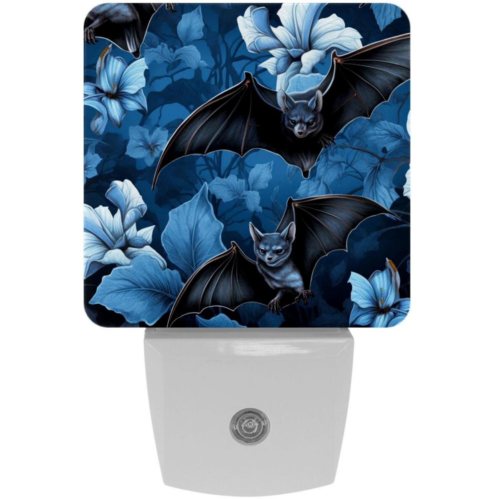Bats LED Square Night Lights with Motion Sensor - Modern and Energy ...