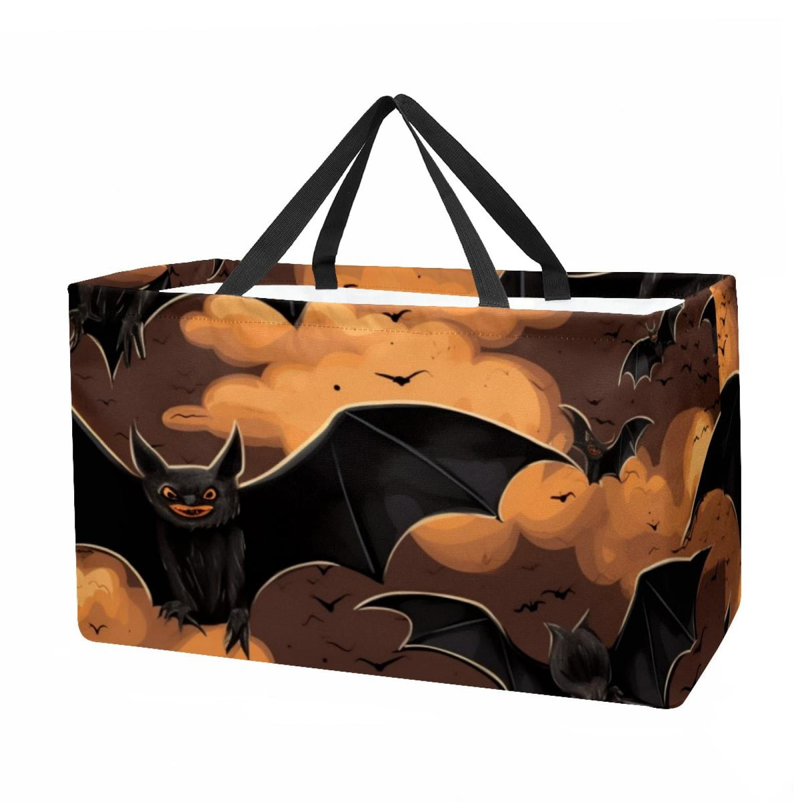 Bats Large Capacity Reusable Foldable Oxford Cloth Beach Bag Storage ...