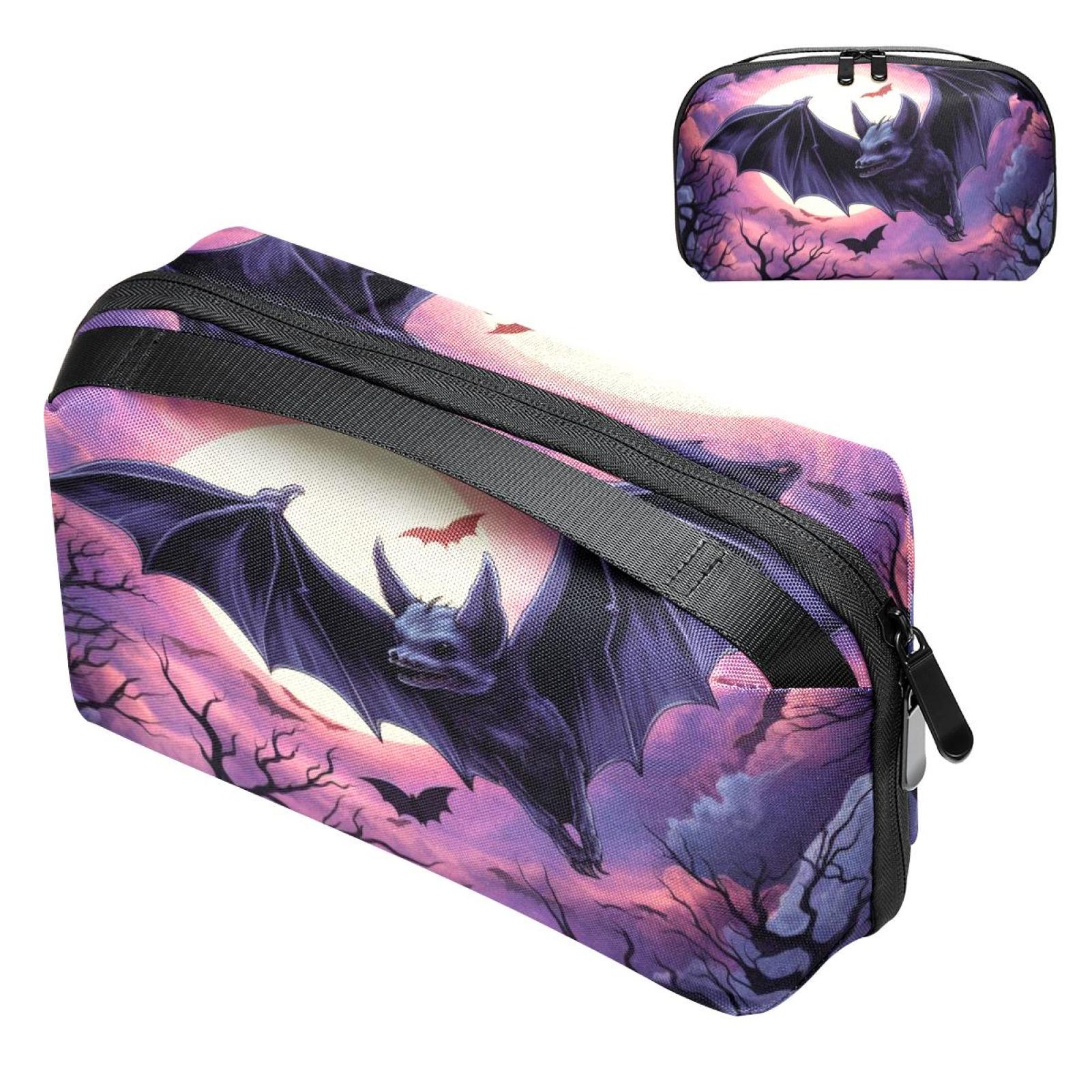 Bats Oxford Fabric Waterproof Portable Hard Drive Bag and Case with ...
