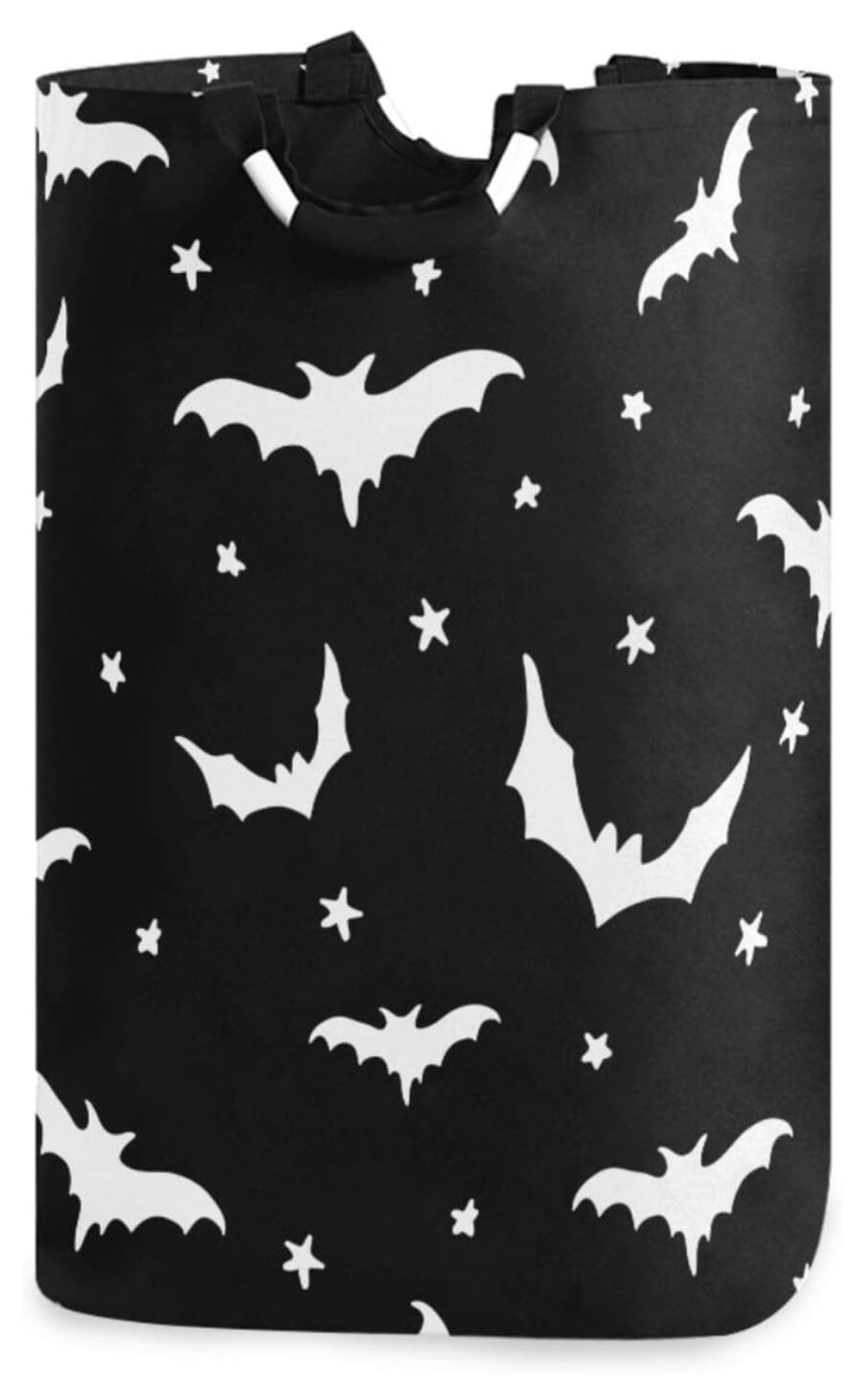Bats Star Black Baby Laundry Baskets Collapsible, Large Tall Clothes ...