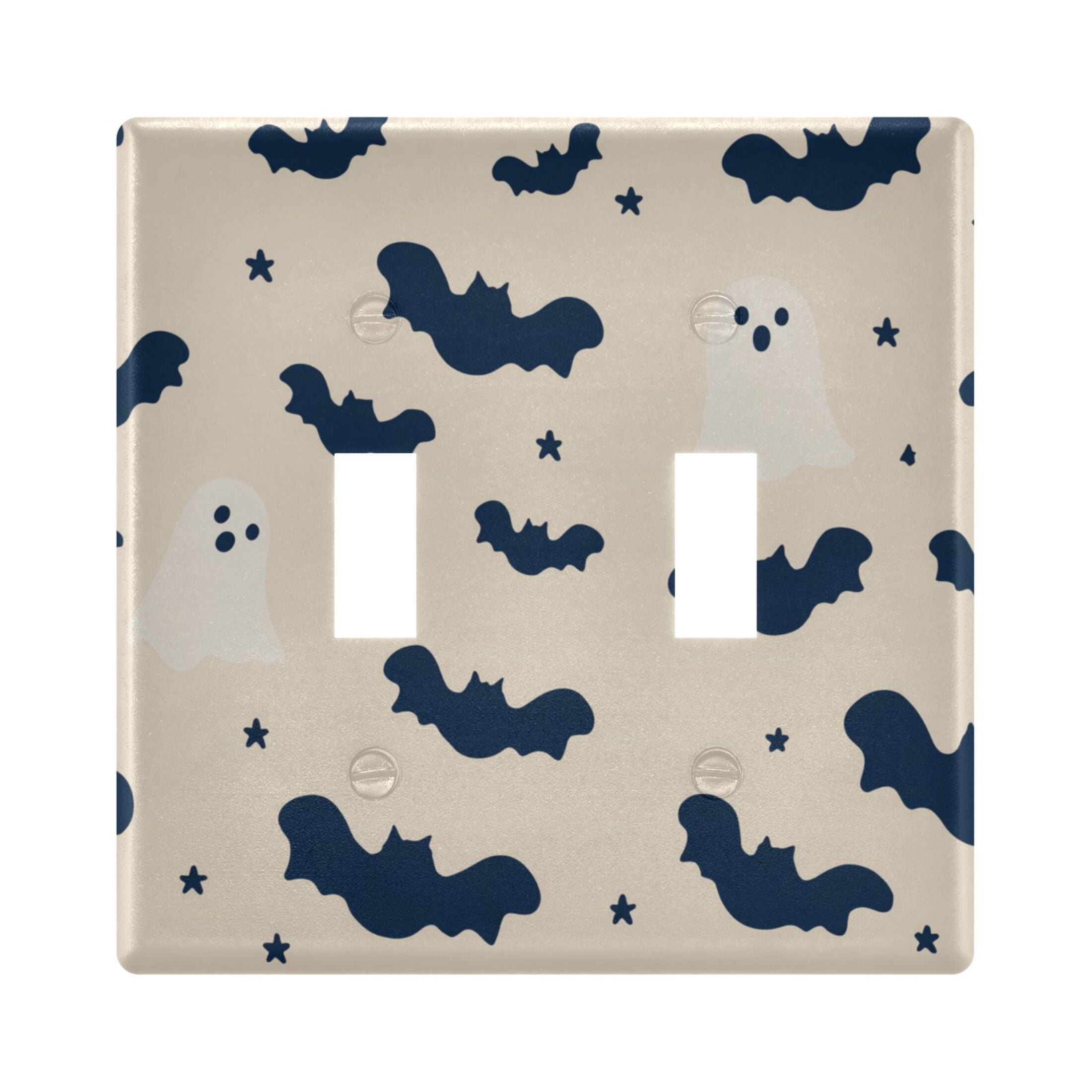 Bats Stars Specters Halloween Light Switch Cover Electrical Outlet ...