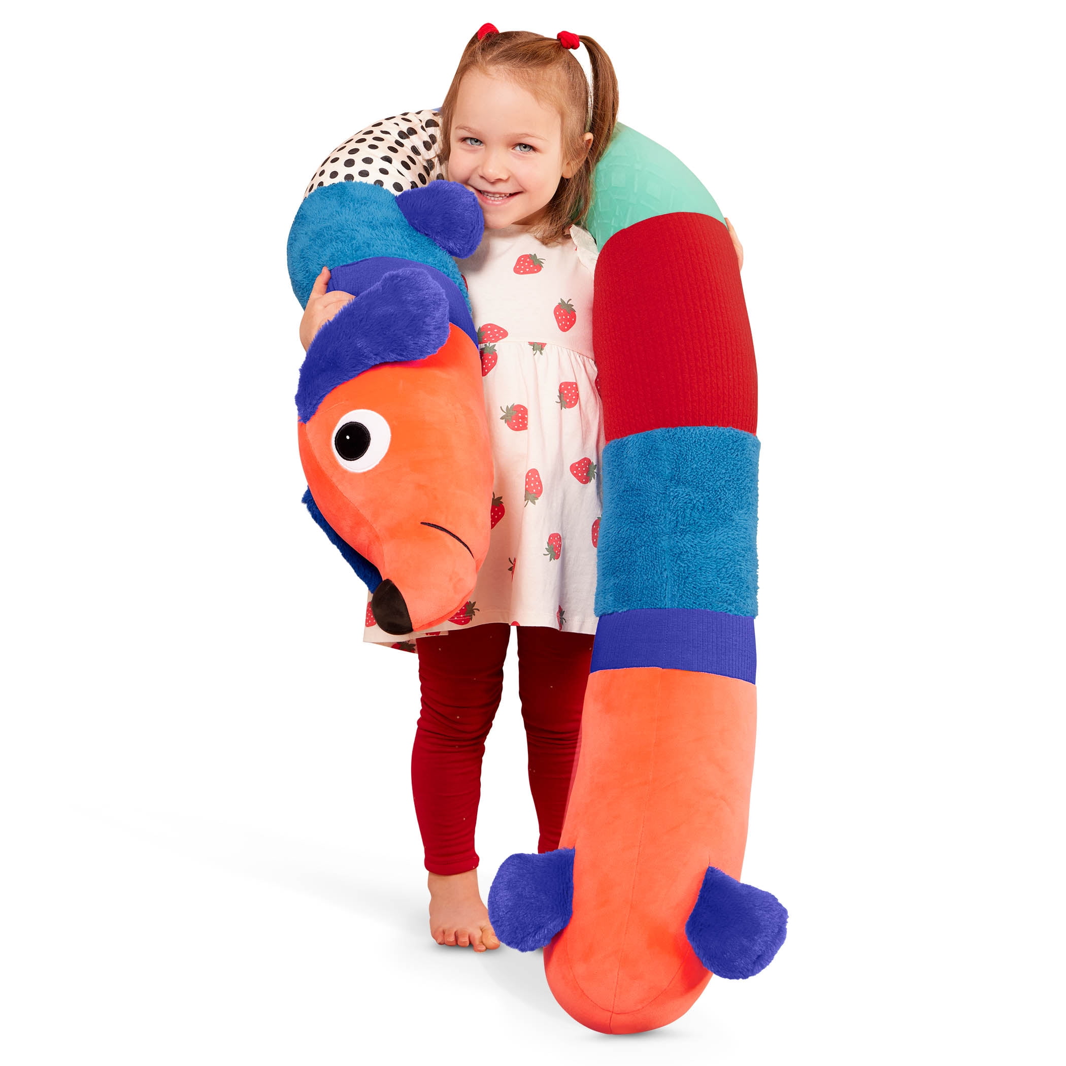 Battat Cuddle & Play Pup 6-Foot Long Plush Puppy, Toddler and Preschool ...