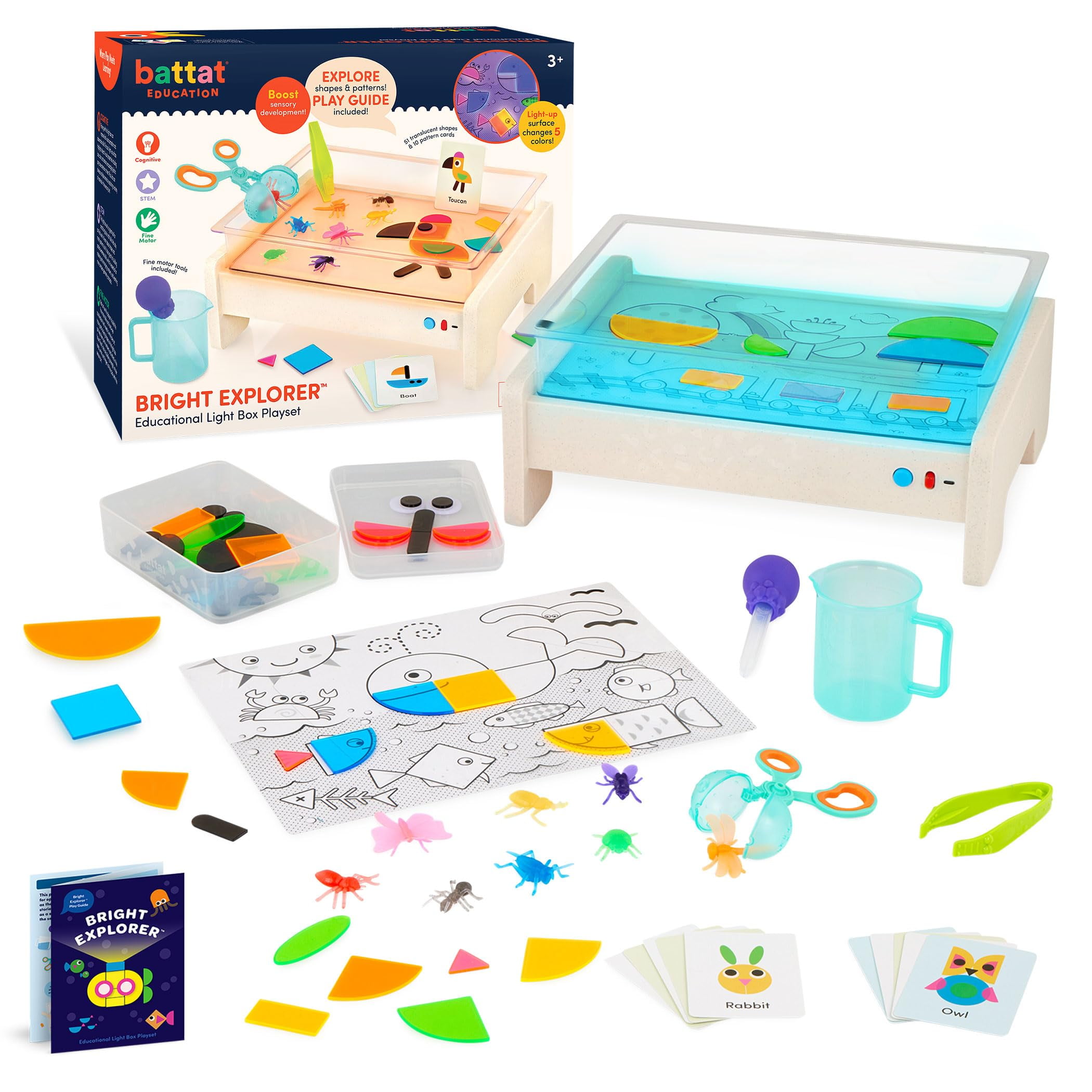Battat Education Tracing Light Box, Sensory Light Table Toy for Kids ...