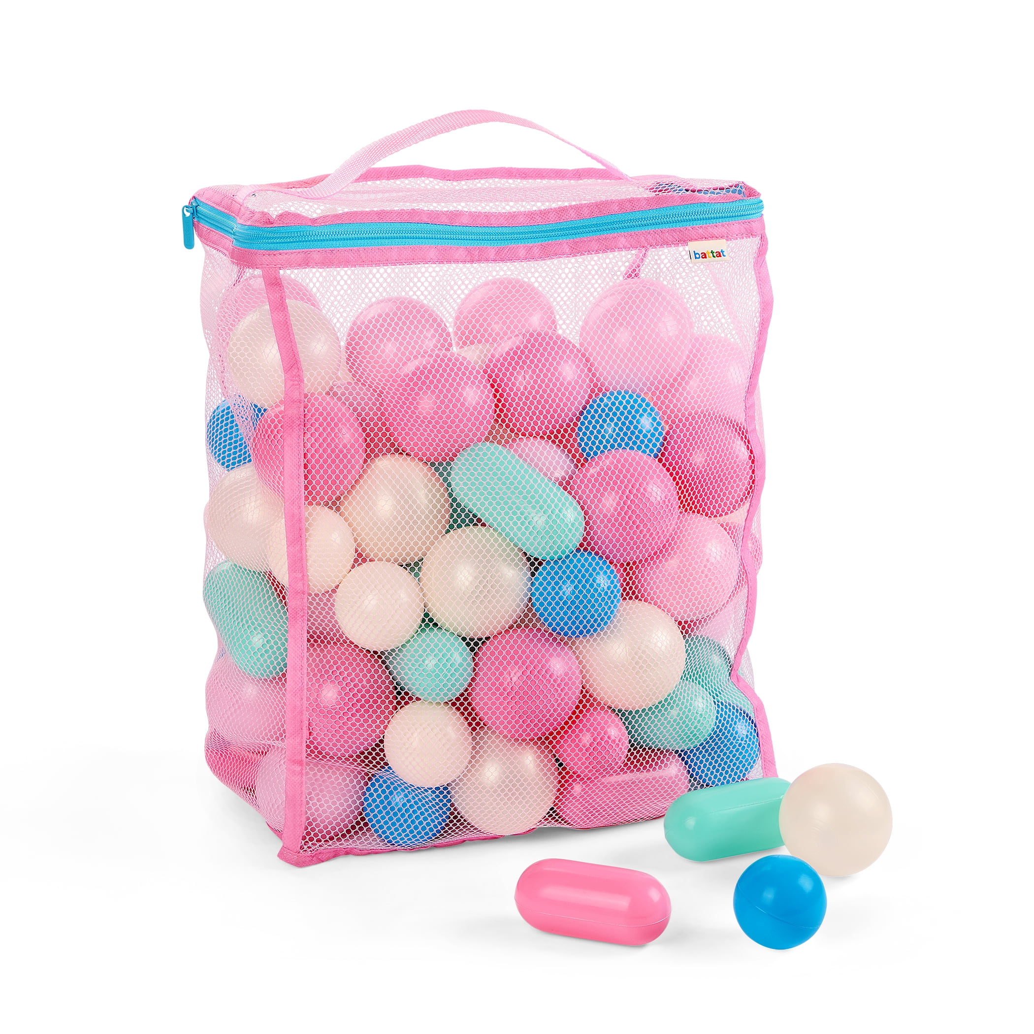 Battat Bag of Balls Sweet Retreat 105 Plastic Play Balls for Ball Pit ...