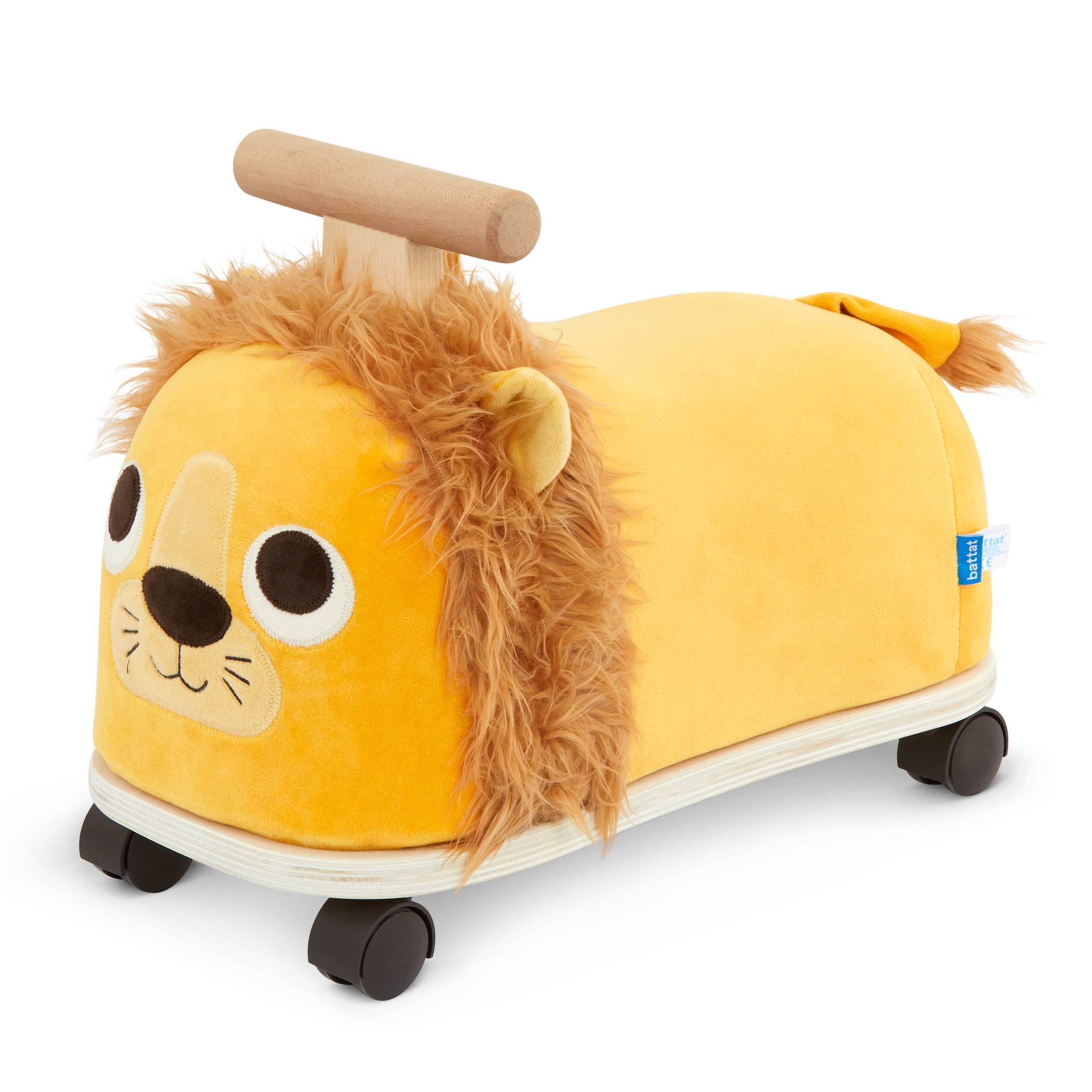 Battat Rollin' Lion Animal Ride-On Toy Makes Noise Unisex Push & Pedal ...