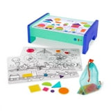 Battat Shine Bright Plastic Lightbox 60 Shapes 3 Transparency Sheets ...