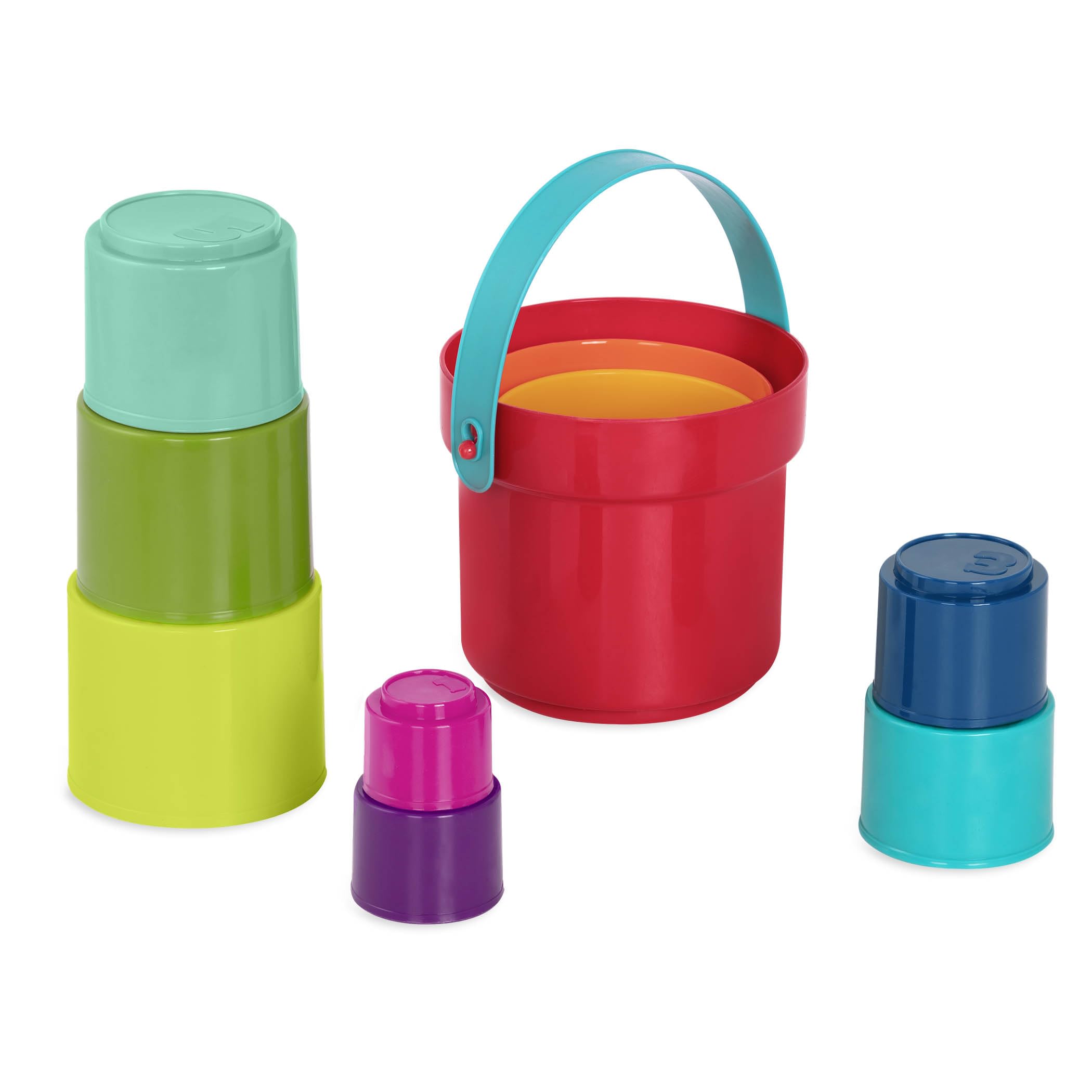 Battat - Stacking Toy AIF4 - Educational & Dexterity Toy - Nesting Cup ...
