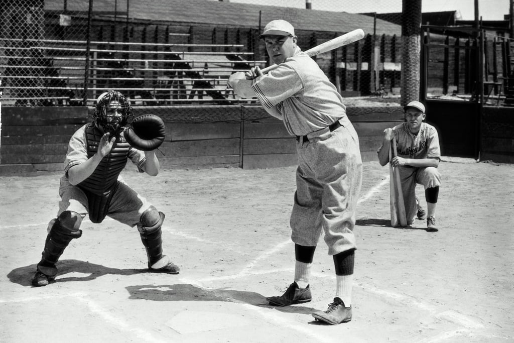Batter Catcher and Coach Practicing Baseball B&W Photo Photograph Cool ...