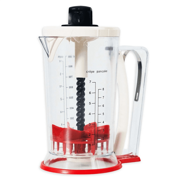 Batter Mixer and Dispenser -Pancake - Pancake with Squeeze Handle 900Ml ...