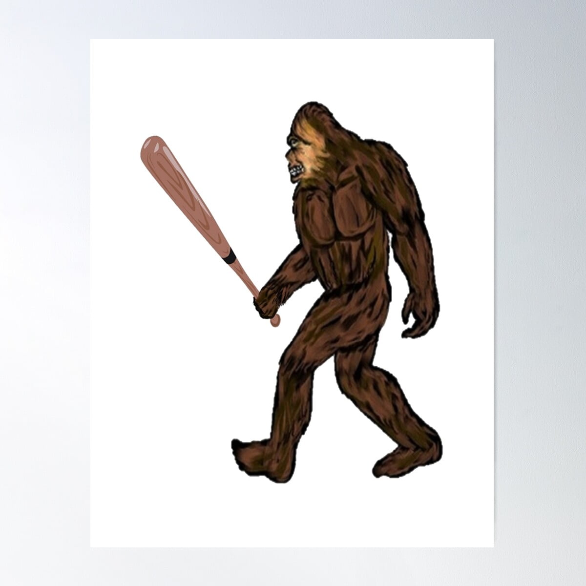 Batter Up Poster Wall Art, Modern Wall Decor For Living Room Bedroom ...