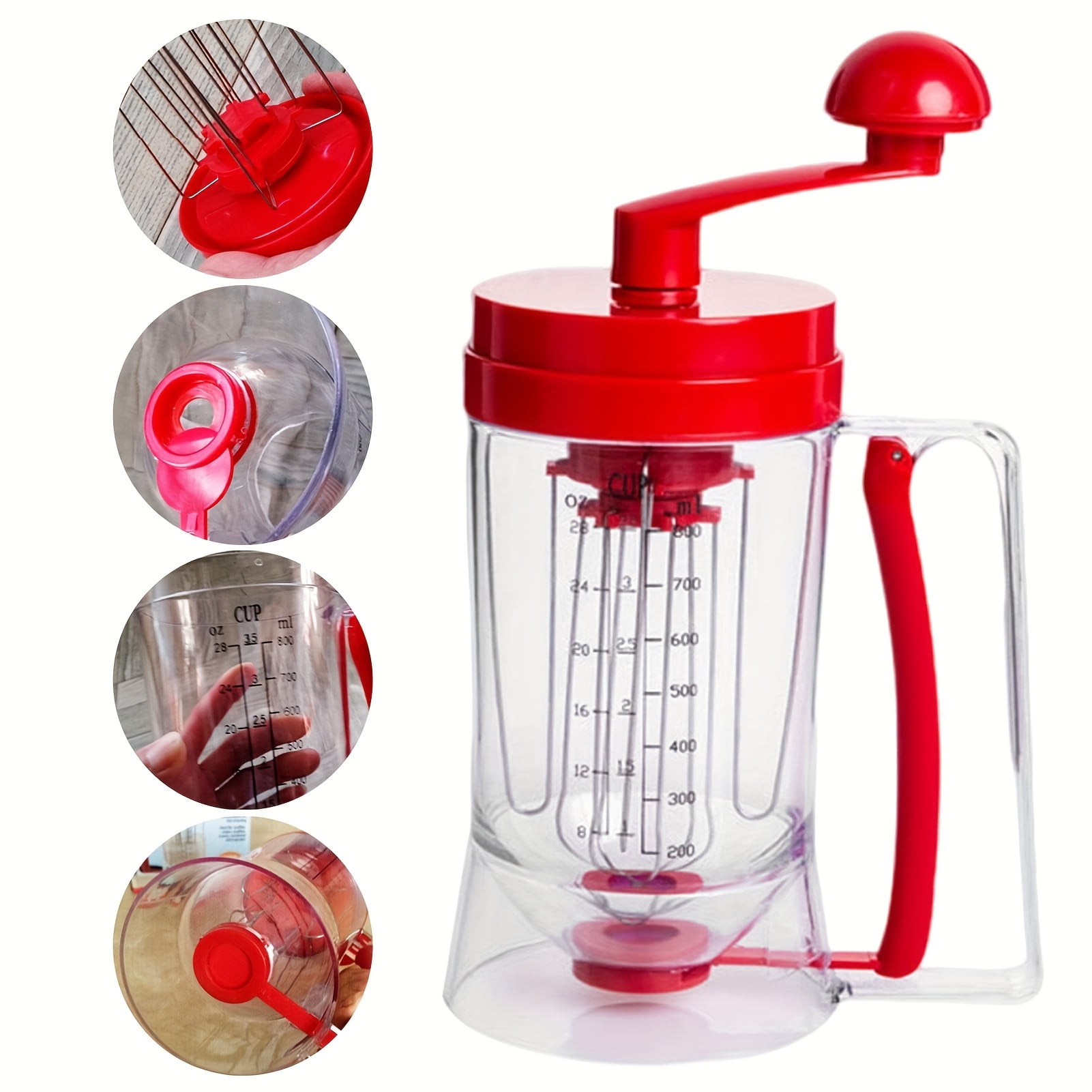 Batter dispenser Pancake cupcake batter separator with measuring label ...