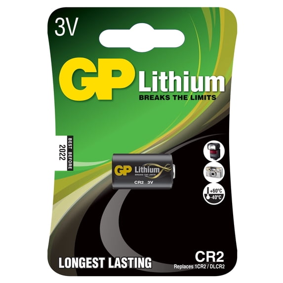 Batteries Lithium Coin Cell Button Cylindrical CR2 - Walmart.com