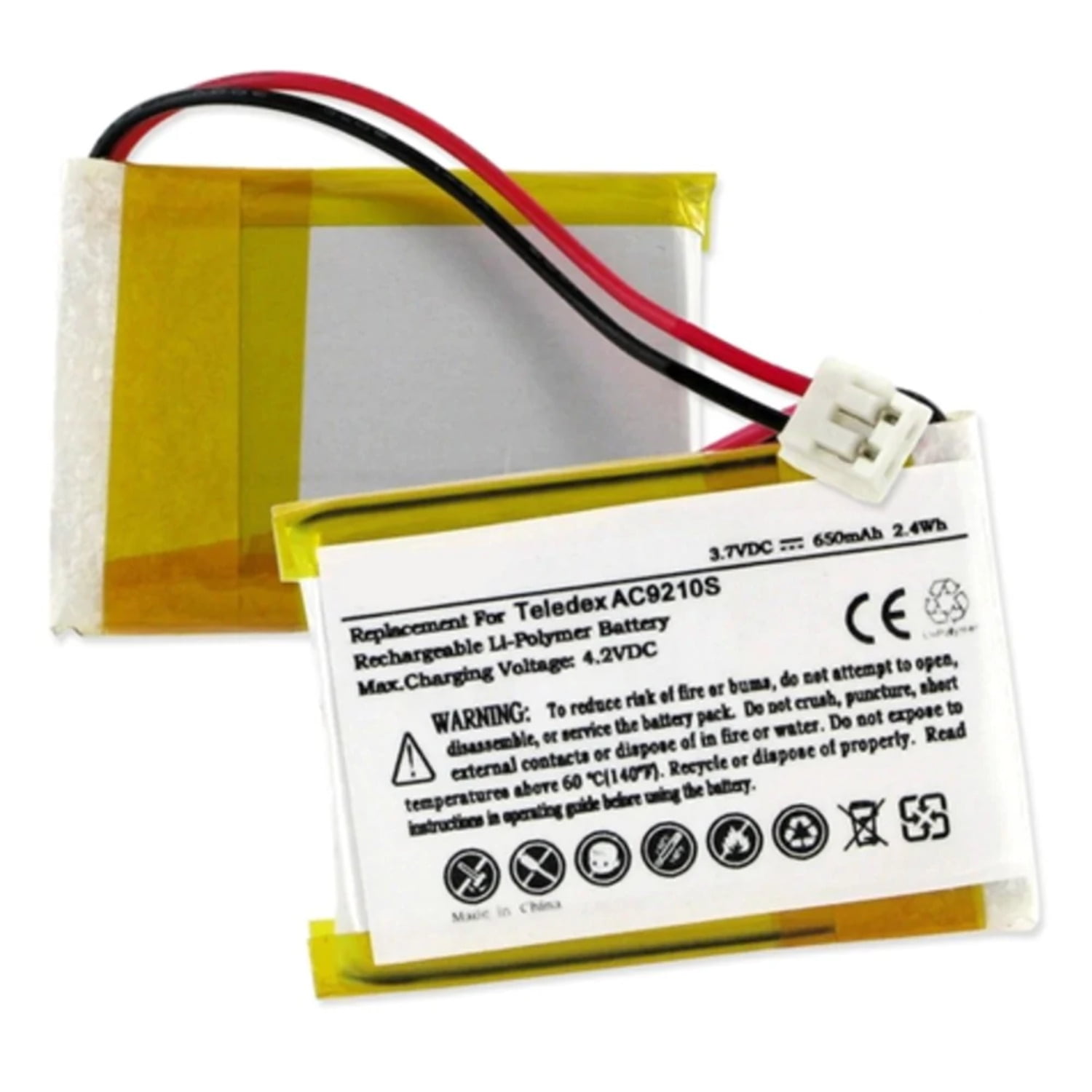 Batteries N Accessories BNA-WB-CPP-554 Cordless Phone Battery - Li-Pol ...