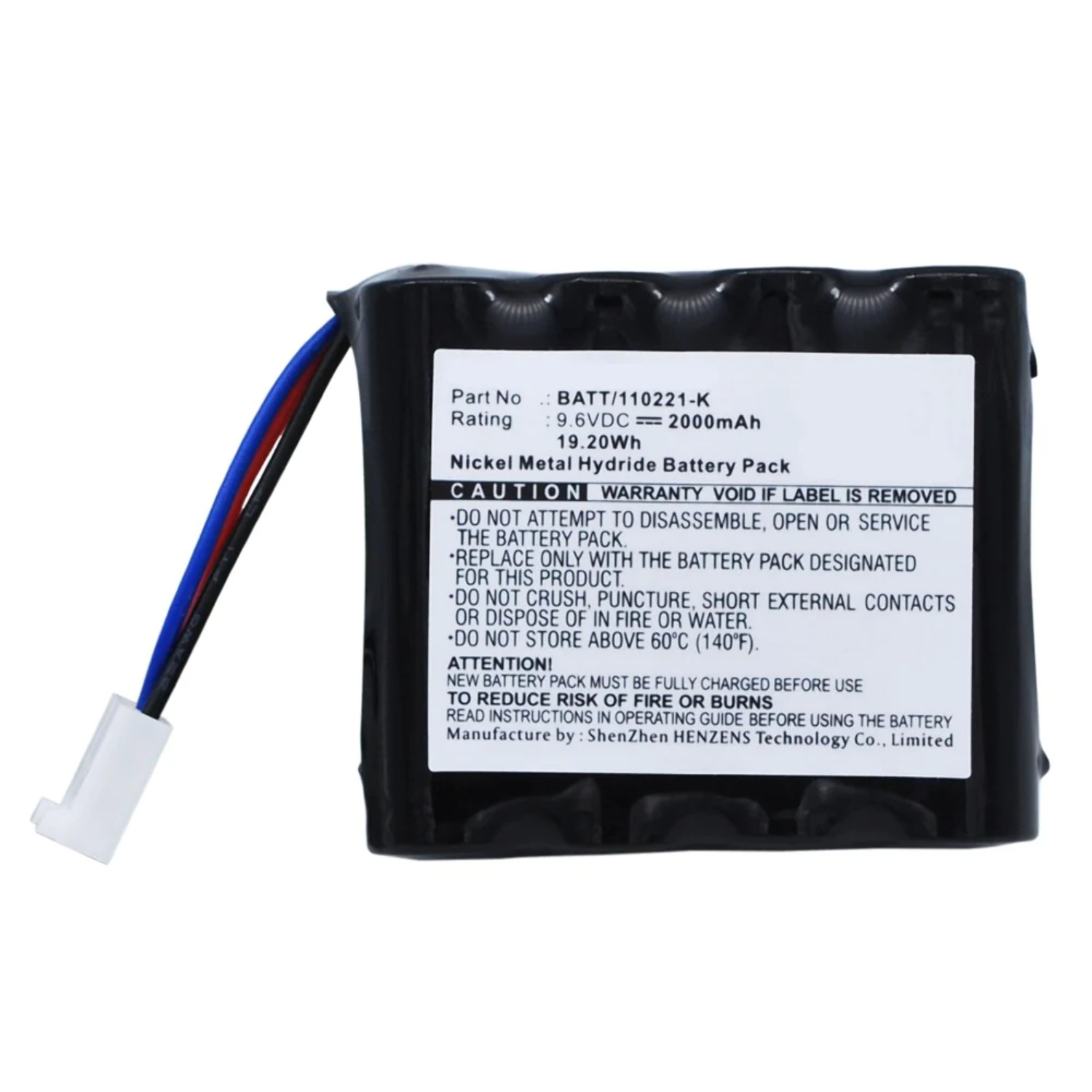 Batteries N Accessories BNA-WB-H9337 Medical Battery - Ni-MH, 9.6V ...