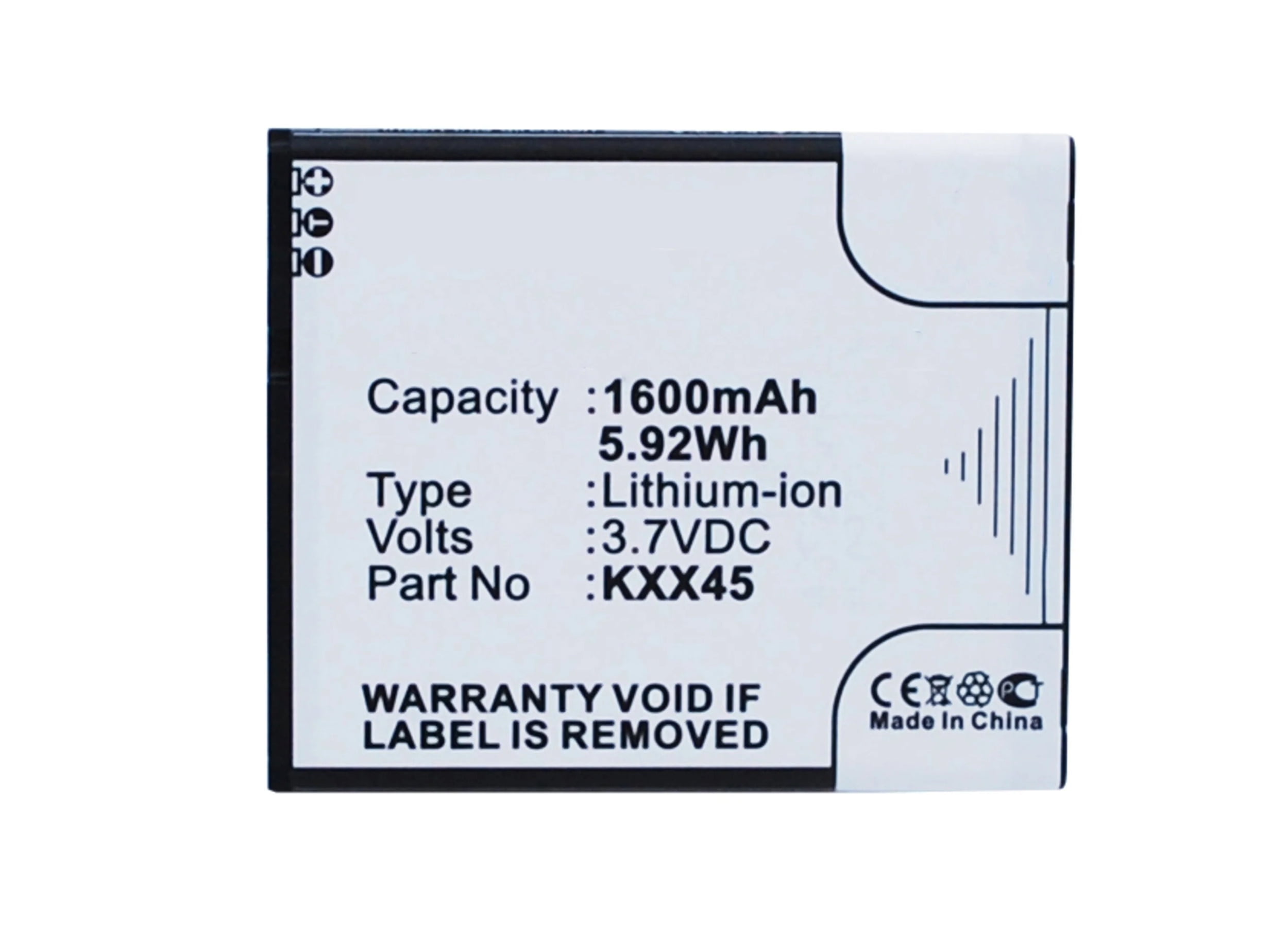 Batteries N Accessories BNA-WB-L3370 Cell Phone Battery - Li-Ion, 3.7V ...