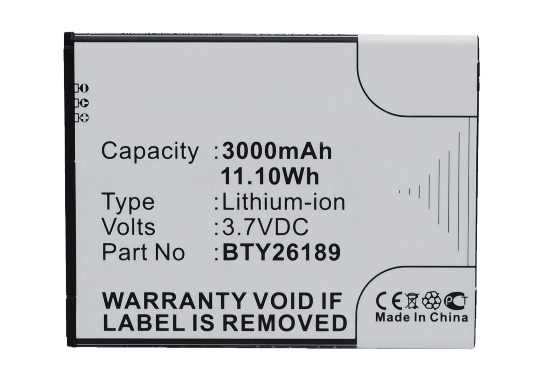 Batteries N Accessories BNA-WB-L3455 Cell Phone Battery - Li-Ion, 3.7V ...