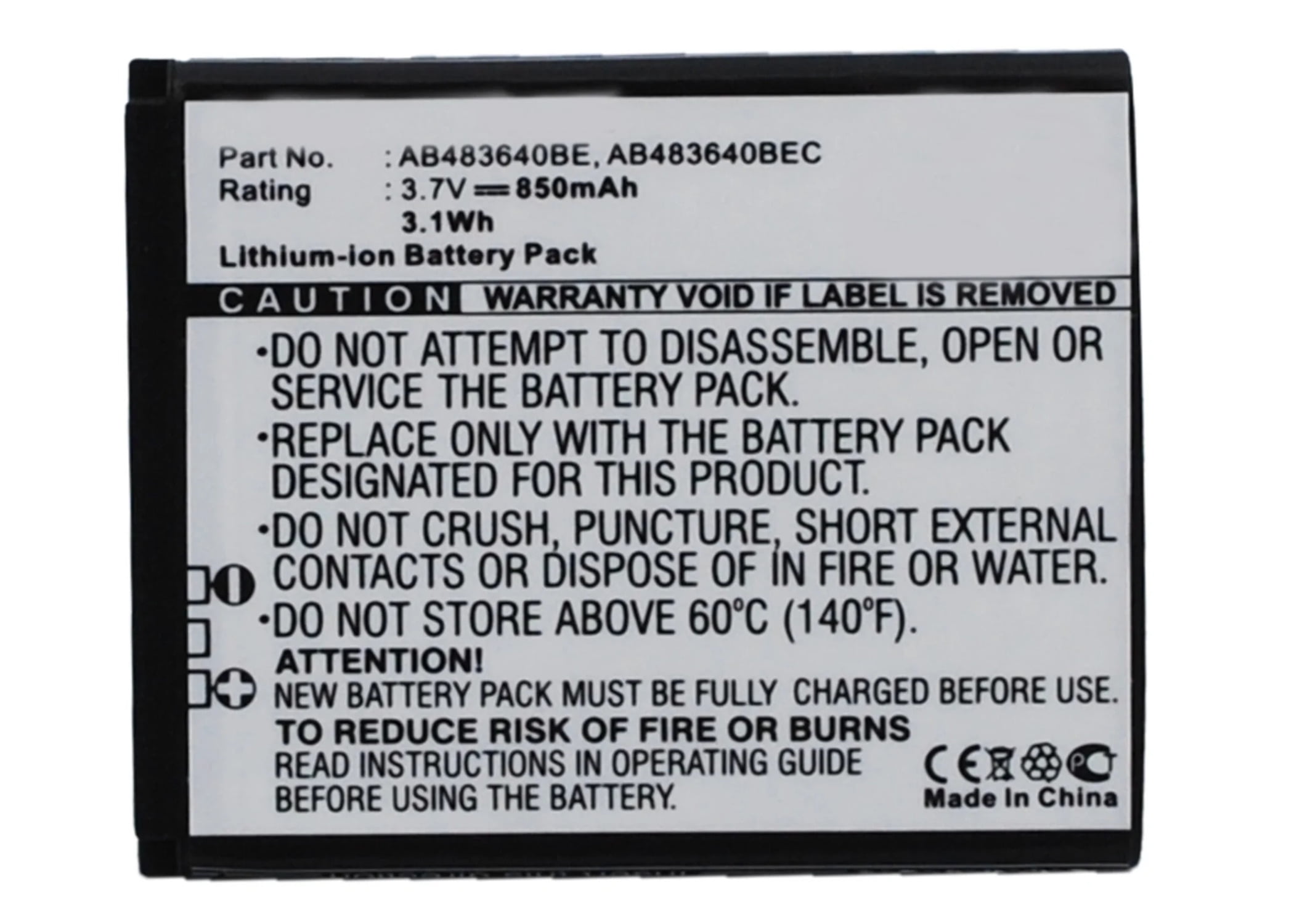 Batteries N Accessories BNA-WB-L3568 Cell Phone Battery - Li-Ion, 3.7V ...