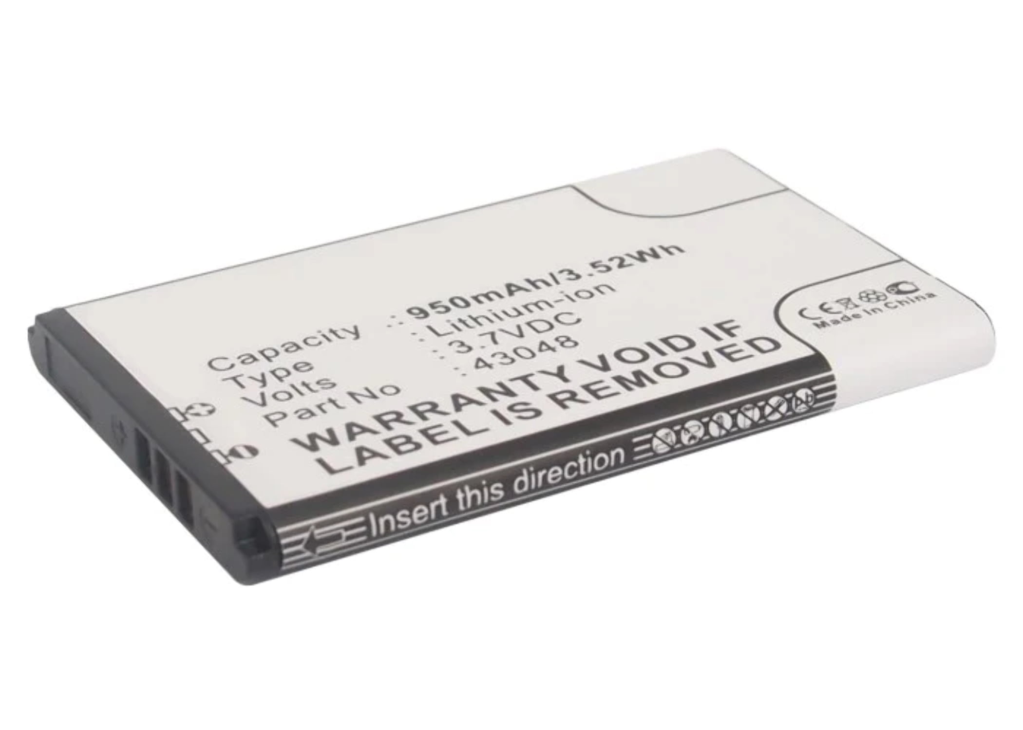 Batteries N Accessories BNA-WB-L433 Cordless Phones Battery - Li-Ion, 3 ...