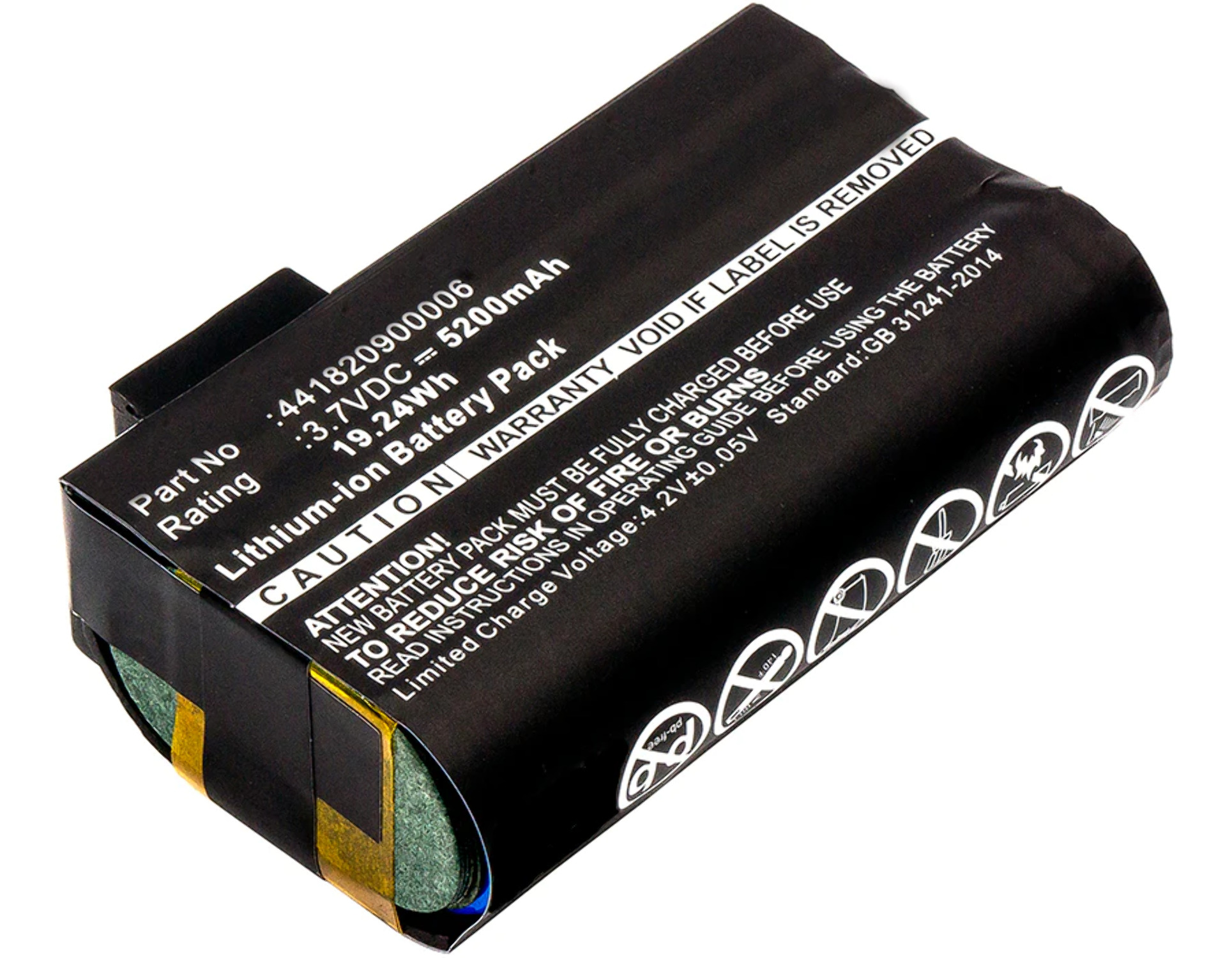 Batteries N Accessories BNA-WB-L8043 Barcode Scanner Battery - Li-ion ...