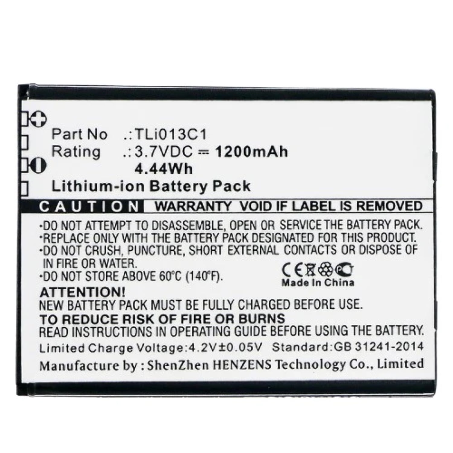 Batteries N Accessories BNA-WB-L8382 Cell Phone Battery - Li-ion, 3.7V ...