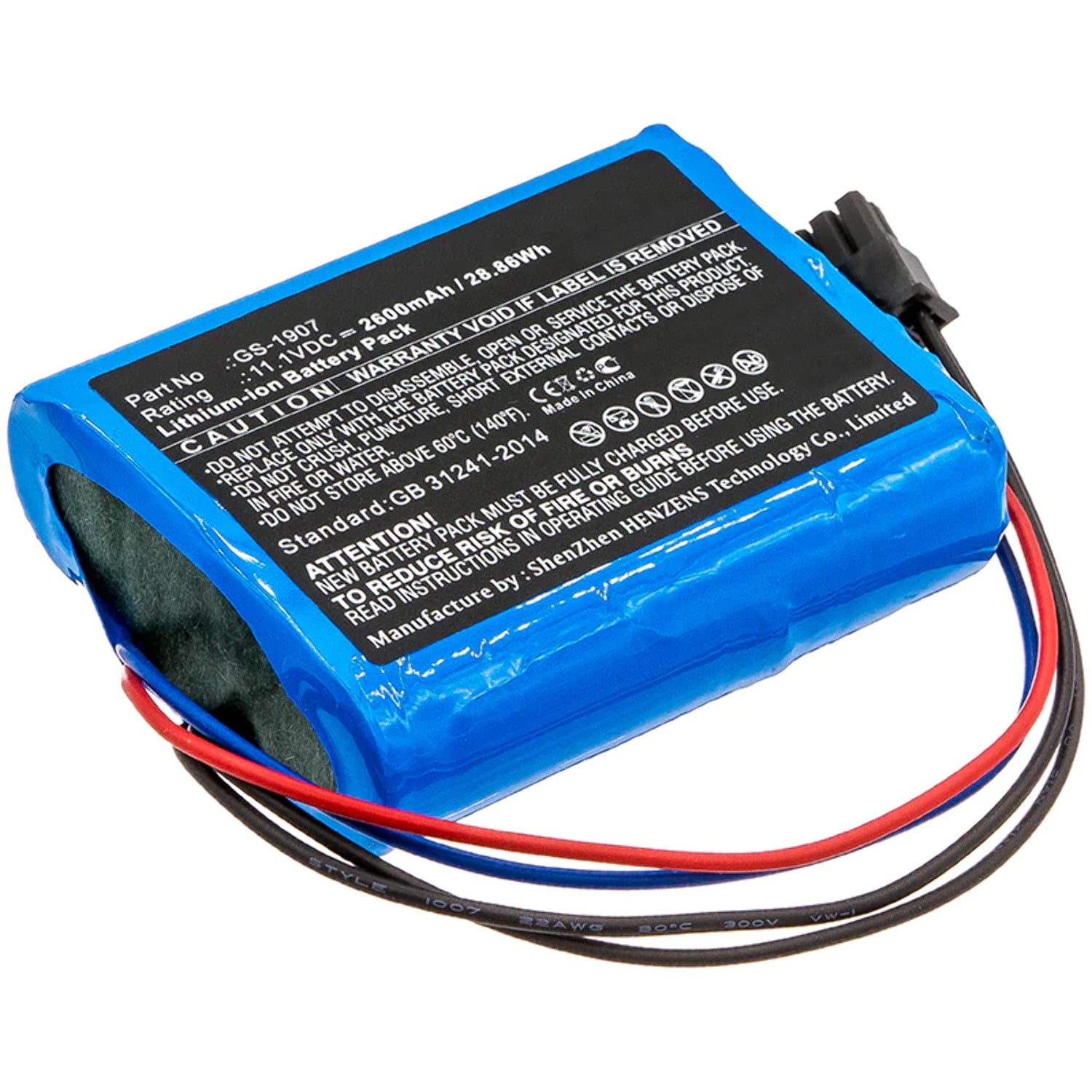 Batteries N Accessories BNA-WB-L8779 Time Clock Battery - Li-ion, 11.1V ...