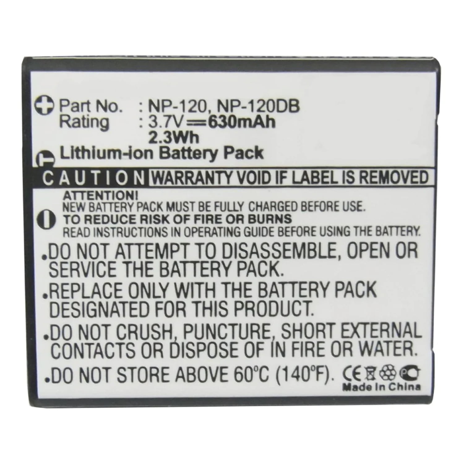 Batteries N Accessories BNA-WB-L8889 Digital Camera Battery - Li-ion, 3 ...