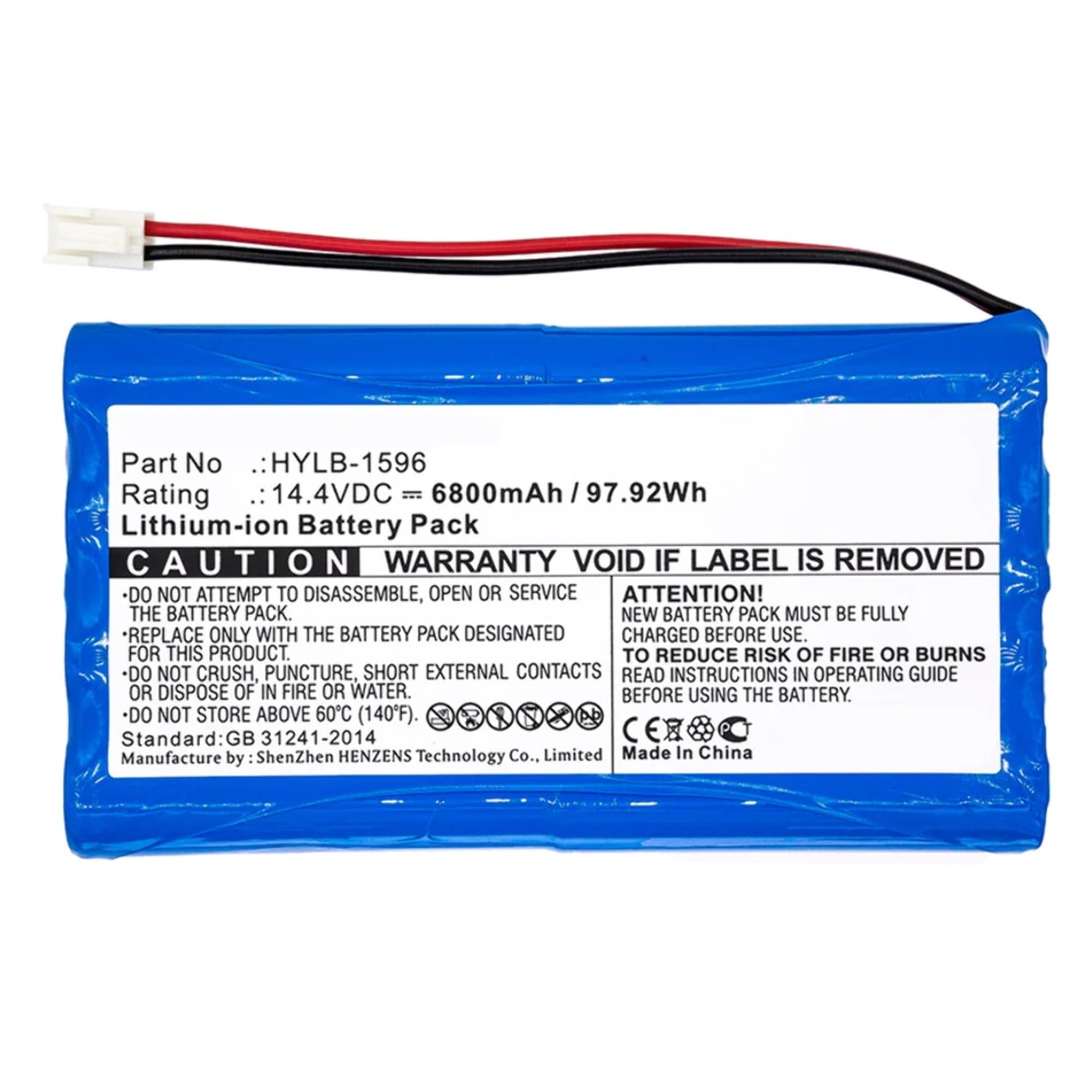 Batteries N Accessories BNA-WB-L9348 Medical Battery - Li-ion, 14.4V ...