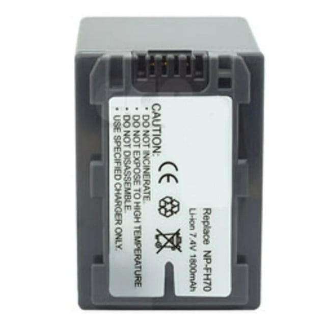 Batteries N Accessories BNA-WB-NPFH70 Camcorder Battery - li-ion, 7.4V, 1800 mAh, Ultra High ...