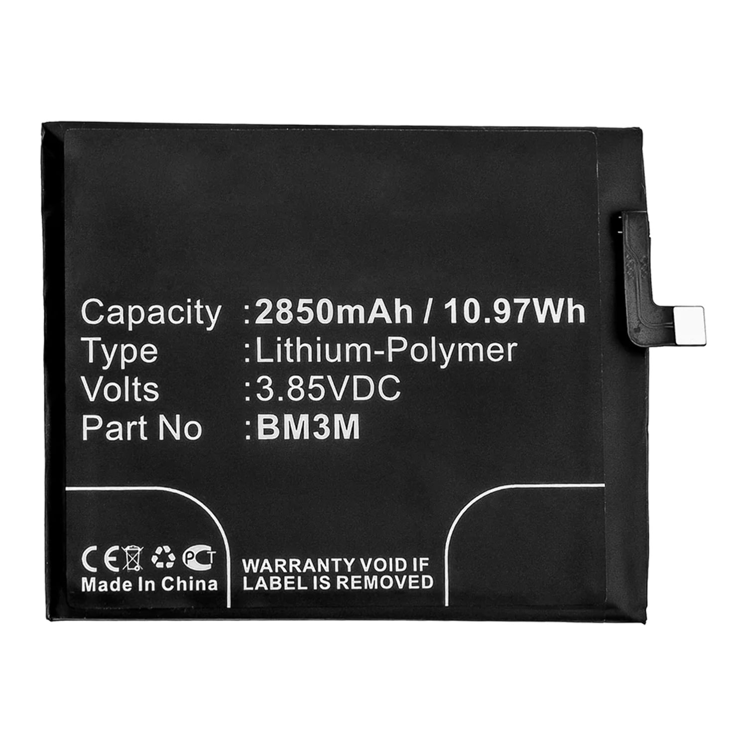 Batteries N Accessories BNA-WB-P14908 Cell Phone Battery - Li-Pol, 3 ...
