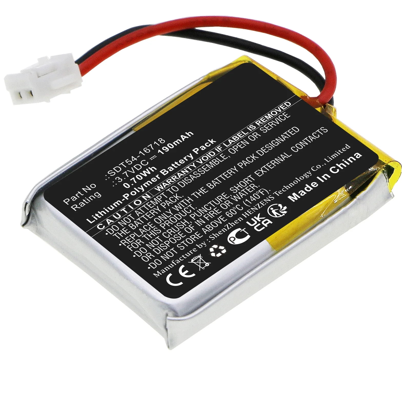 Batteries N Accessories BNA-WB-P17905 Communication Battery - Li-Pol, 3 ...