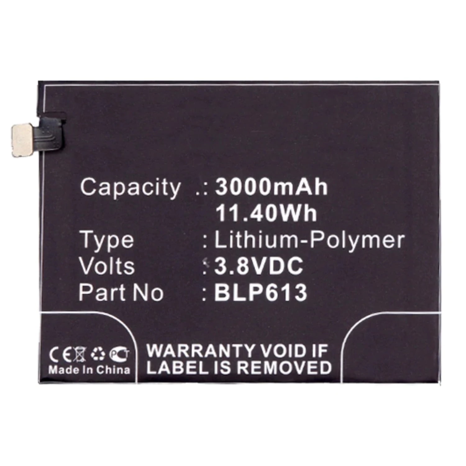 Batteries N Accessories BNA-WB-P3502 Cell Phone Battery - Li-Pol, 3.8V ...