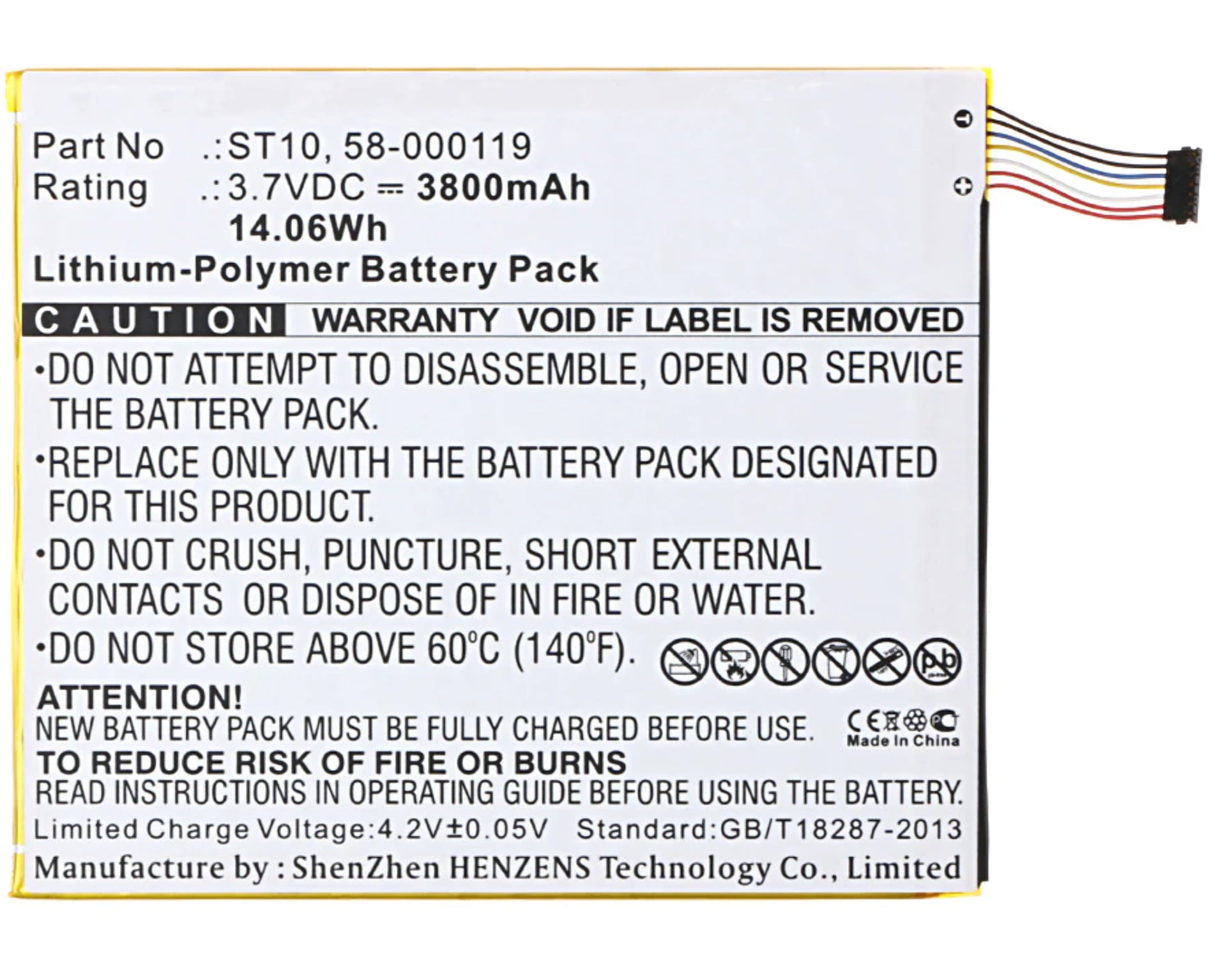 Batteries N Accessories BNA-WB-P5113 Tablets Battery - Li-Pol, 3.7V ...