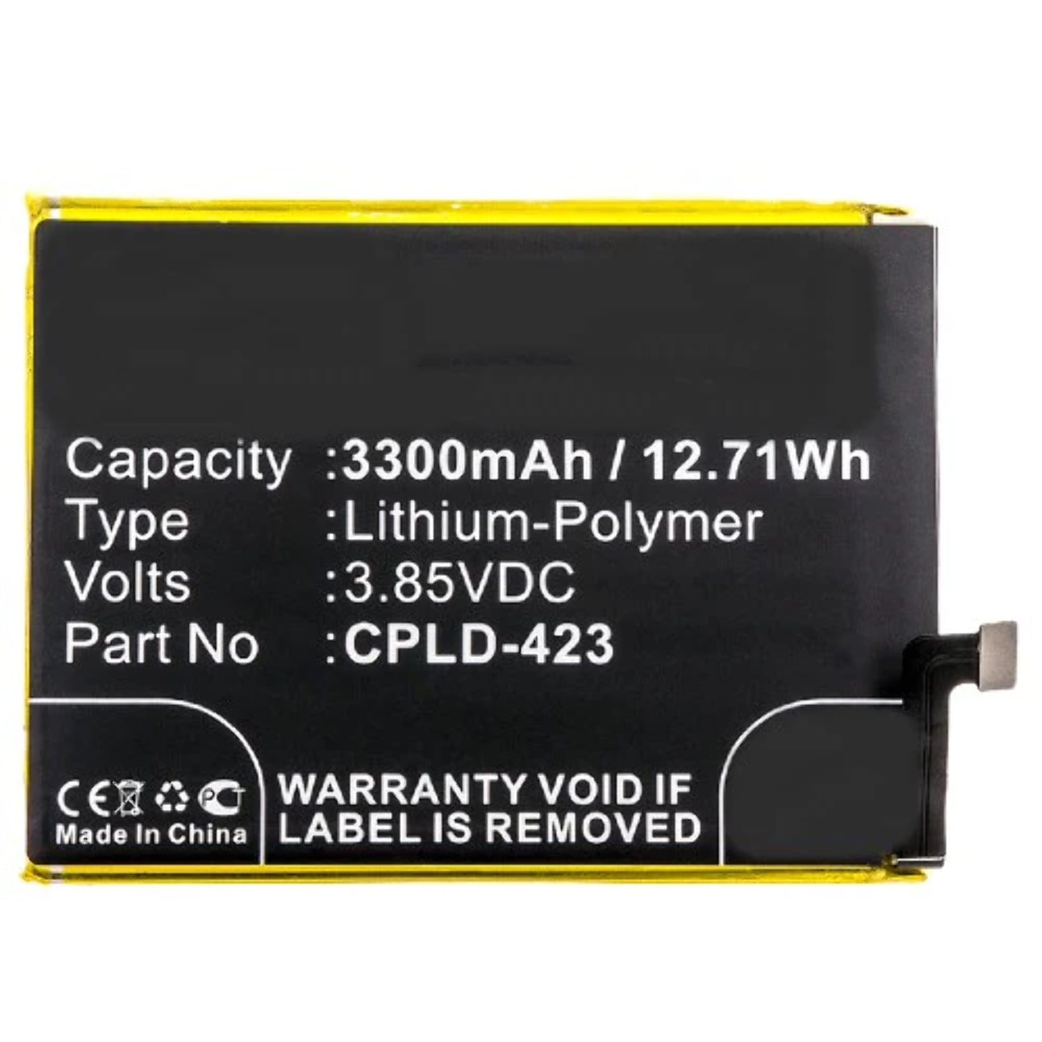 Batteries N Accessories BNA-WB-P8421 Cell Phone Battery - Li-Pol, 3.85V ...