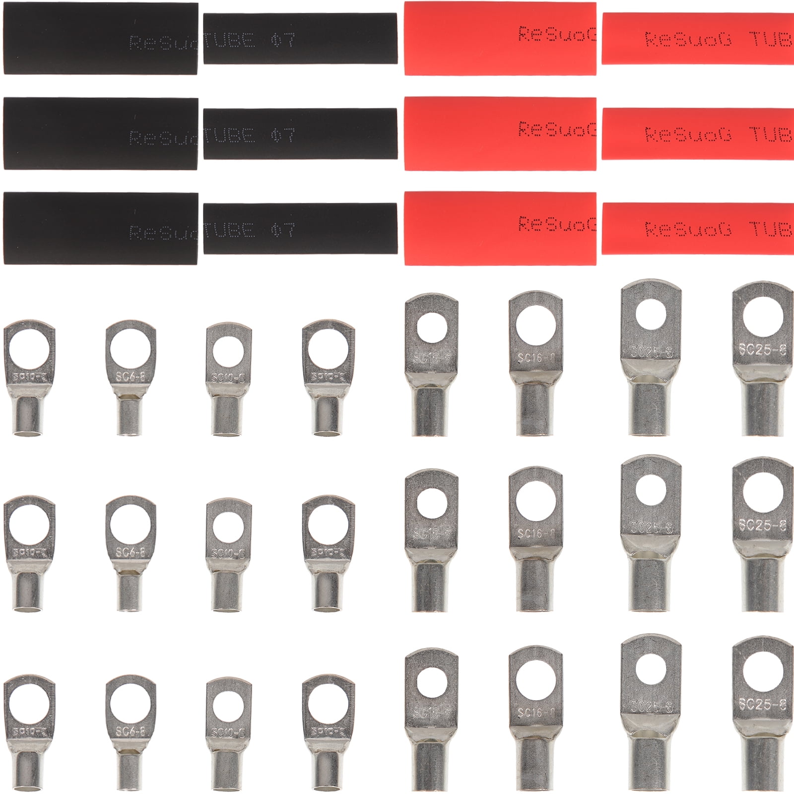 Batteries Wire Terminals Connectors Electrical for Wiring Heatshrink ...