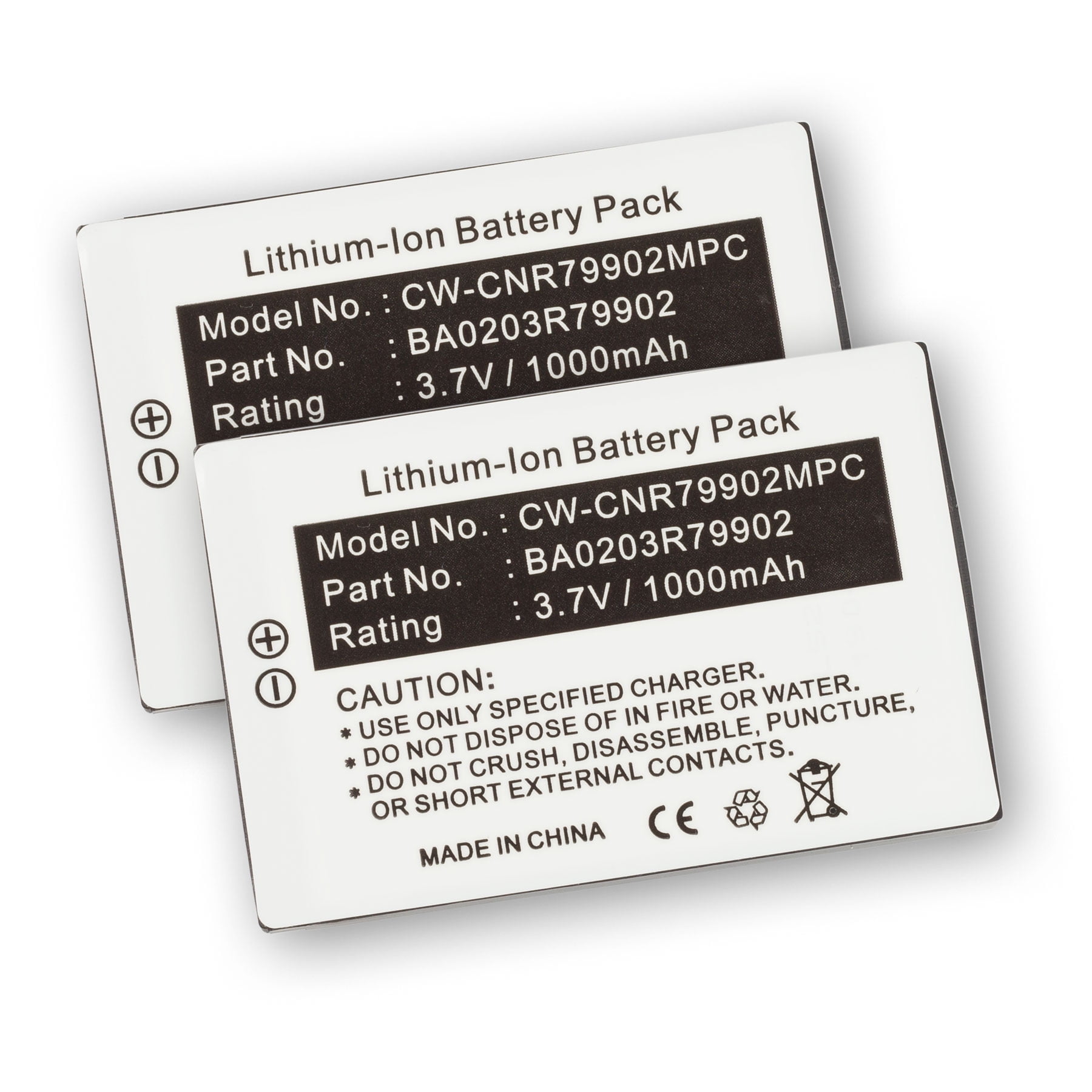 Centenex Electronics Battery 2-Pack, Li-ion, Compatible with Creative ...