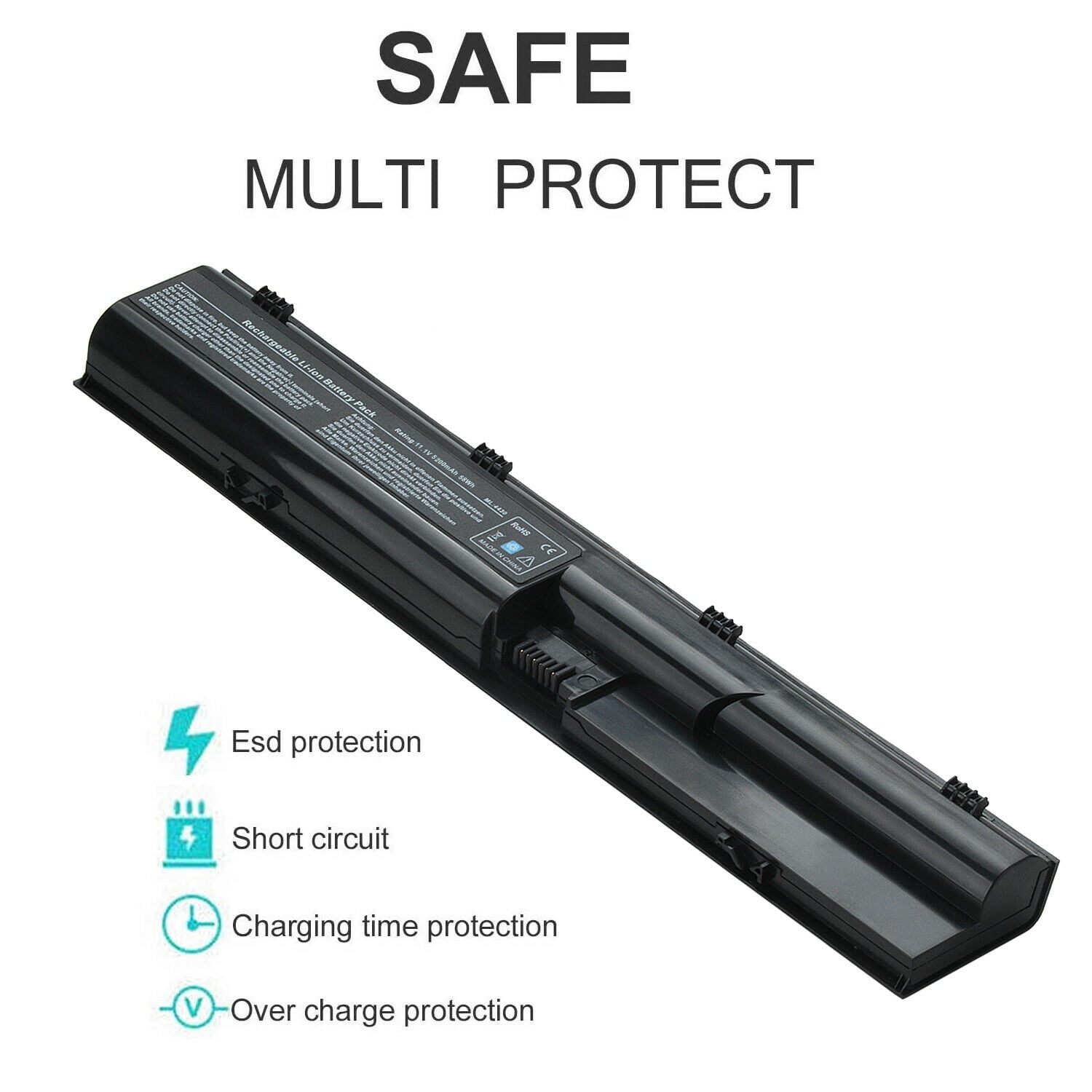 Battery 633805-001 for HP ProBook 4540S 4530S 4440S 4430S 4540 4540S ...