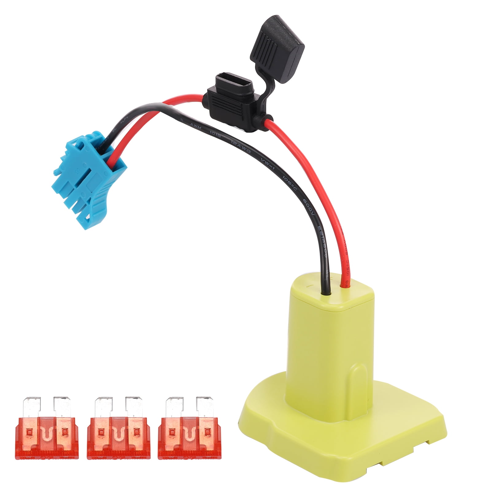 Battery Adapter for 18V Battery with Wire Harness Connector Safe ...