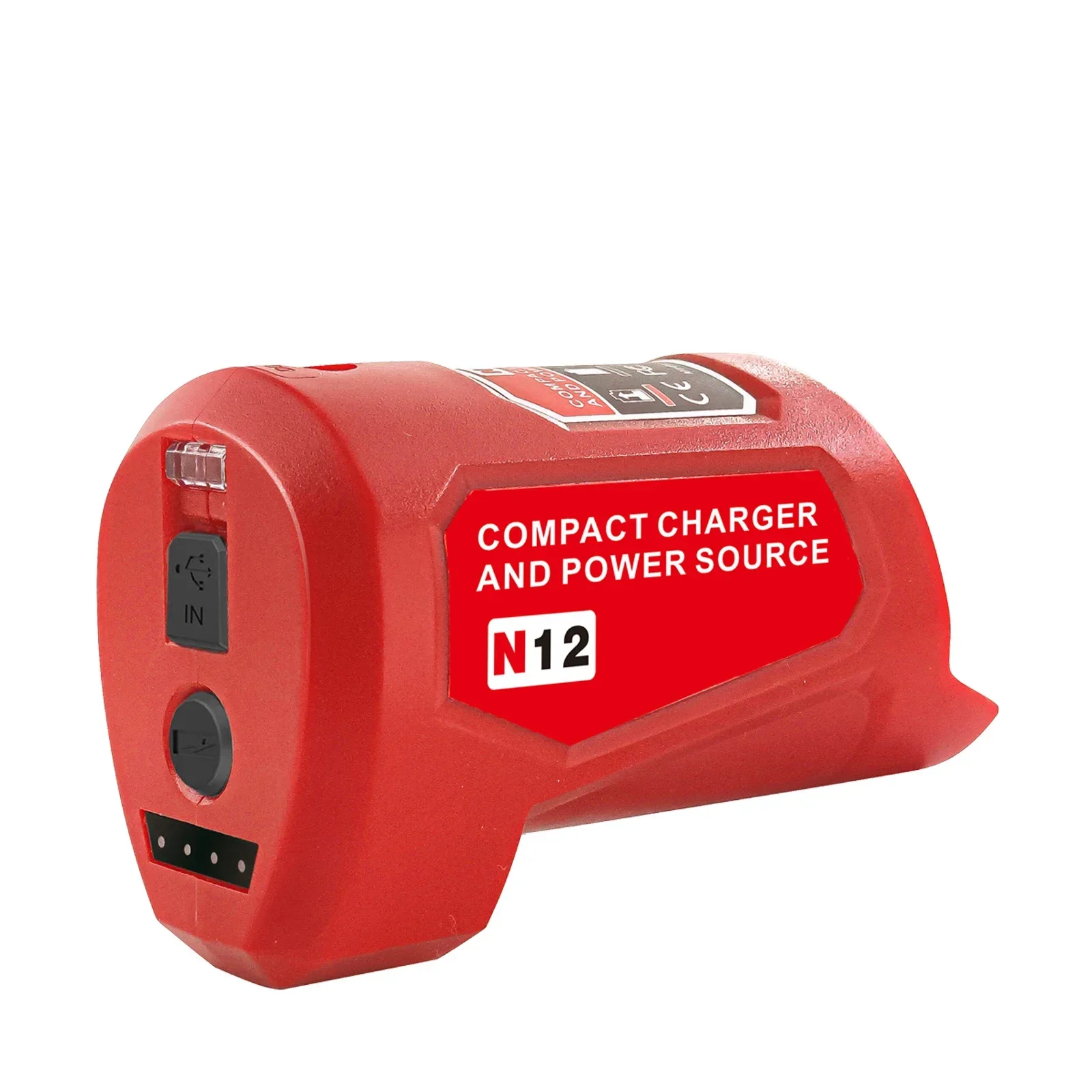 Battery Adapter Compatible for Mil*waukee 12V M-12 Li-Ion Battery with ...