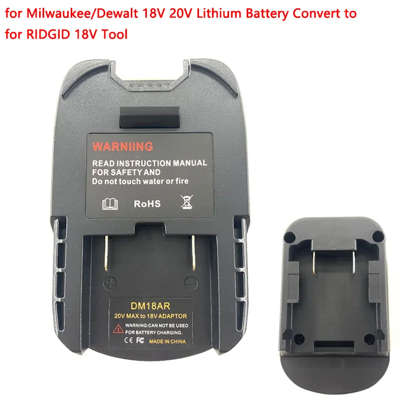 Battery Adapter Converter For De*walt Mil*wau*kee 18V Battery convert ...