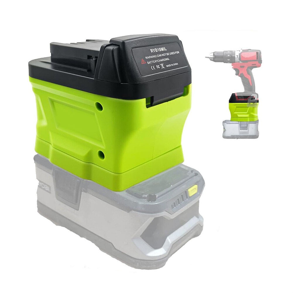 Battery Adapter Converter For Ryobi 18V Battery Convert To For Mwkee ...