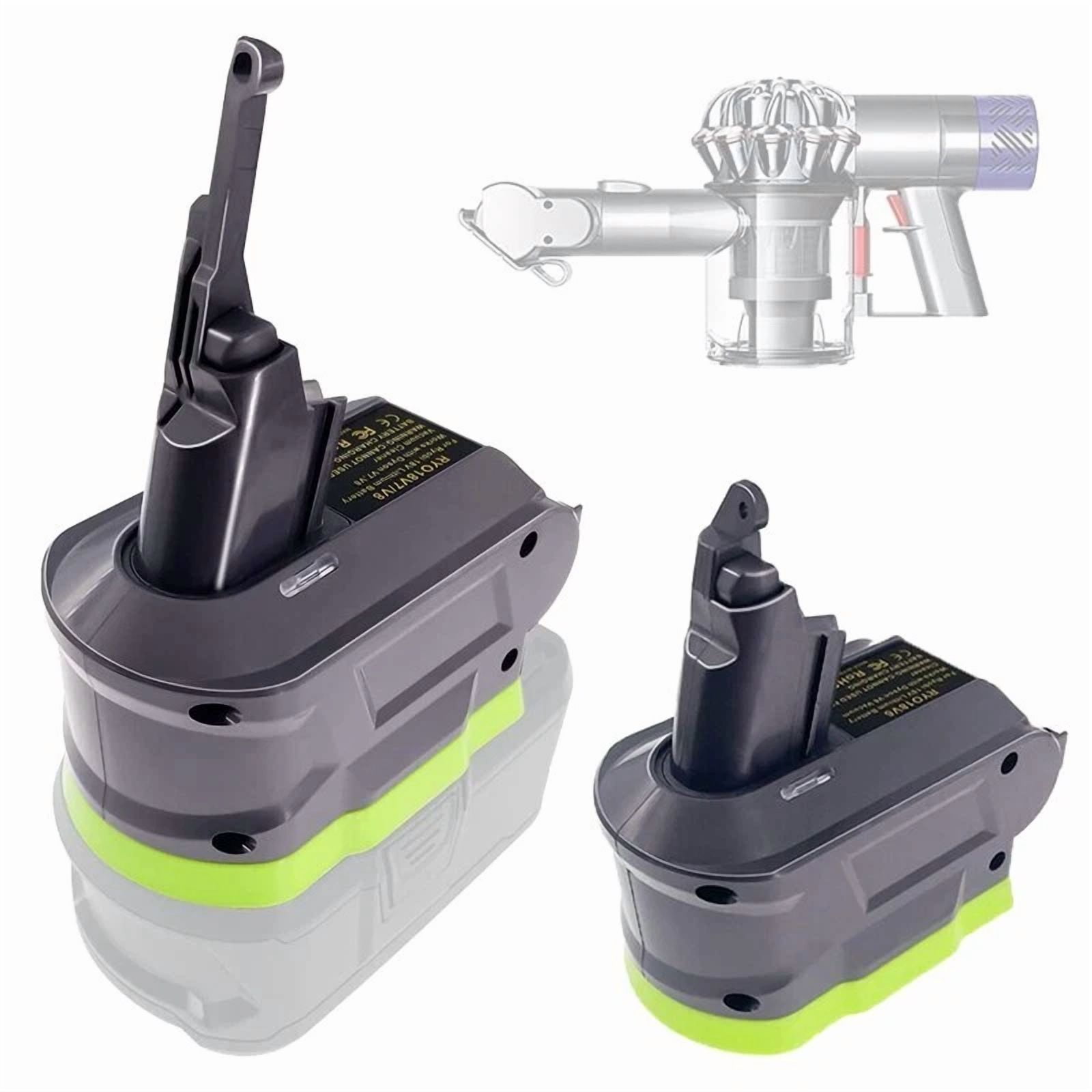 Battery Adapter For Ryobi 18V Li-ion Battery Convert To For Dyson V7 V8 ...