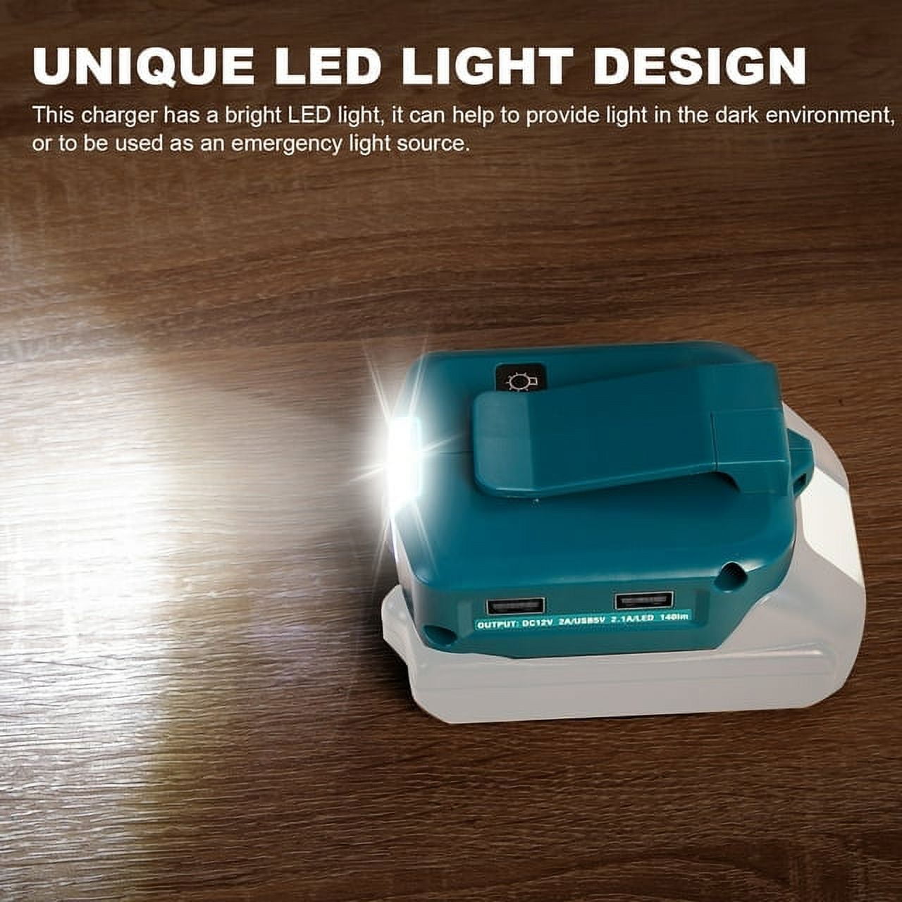 Battery Adapter Power Source Batteries Charger Fit for Makita BL1815 ...